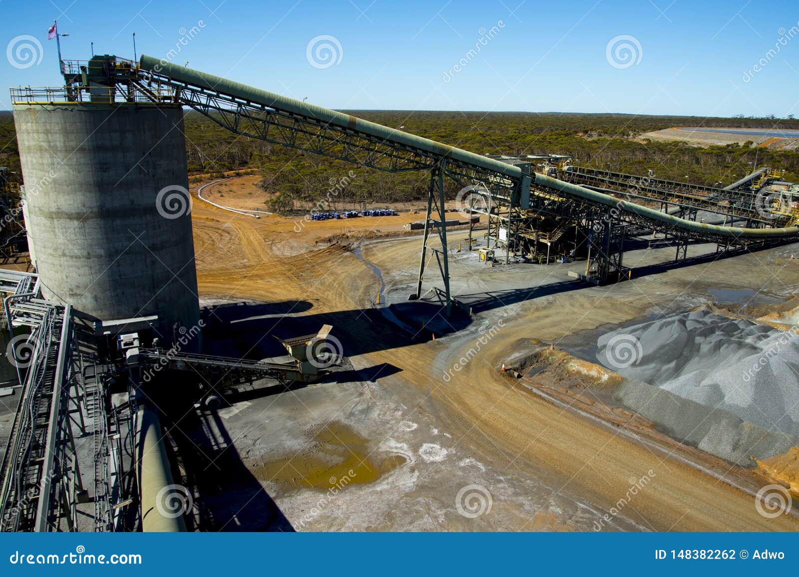 Mining Process Plant stock photo. Image of mechanical - 148382262