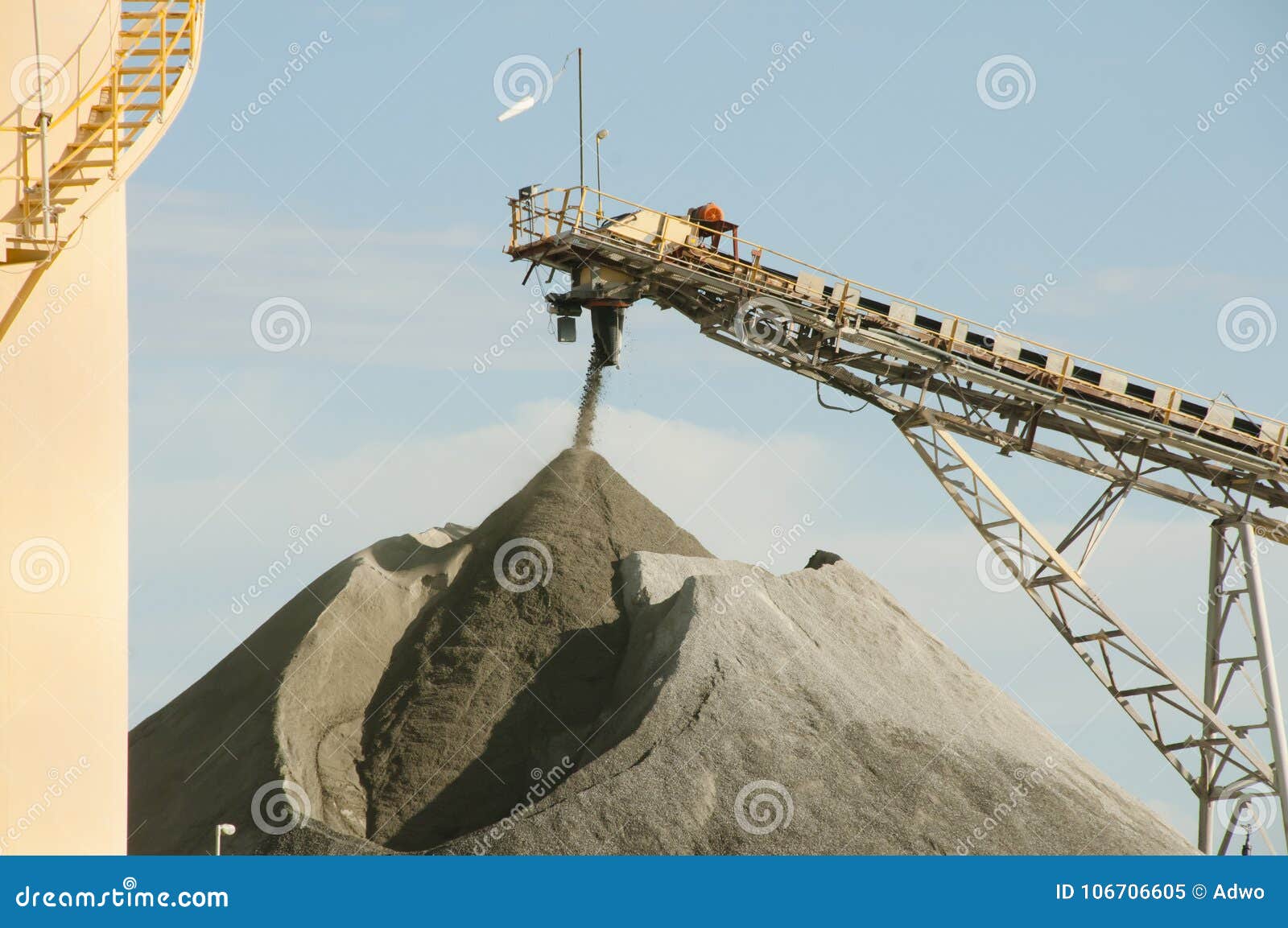 Mining Process Plant stock image. Image of plant, machinery - 106706605