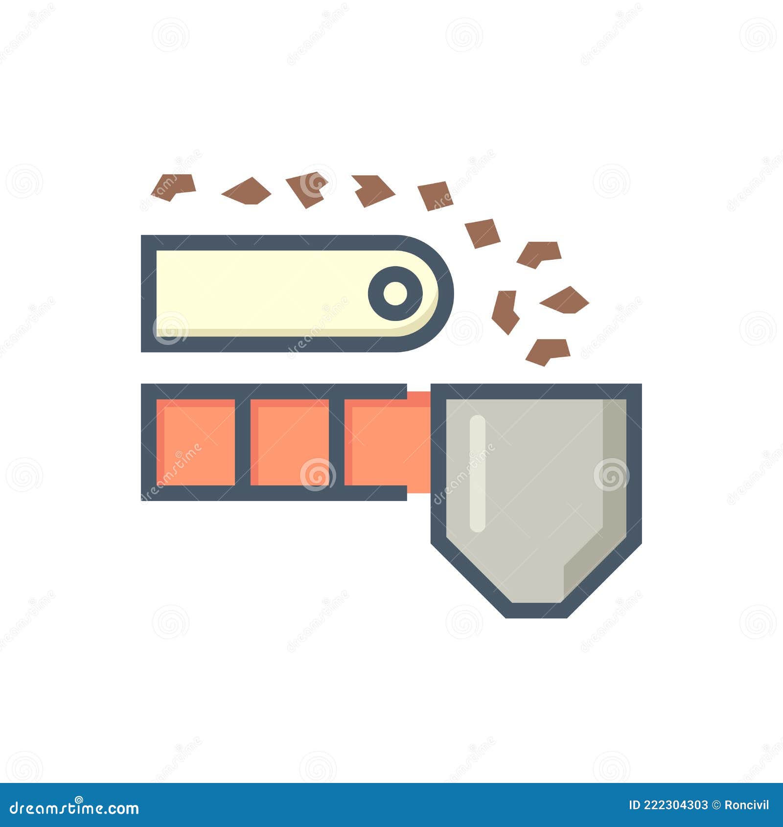 Mining Processing Industry Vector Icon Design. 64x64 Pixel Perfect and ...