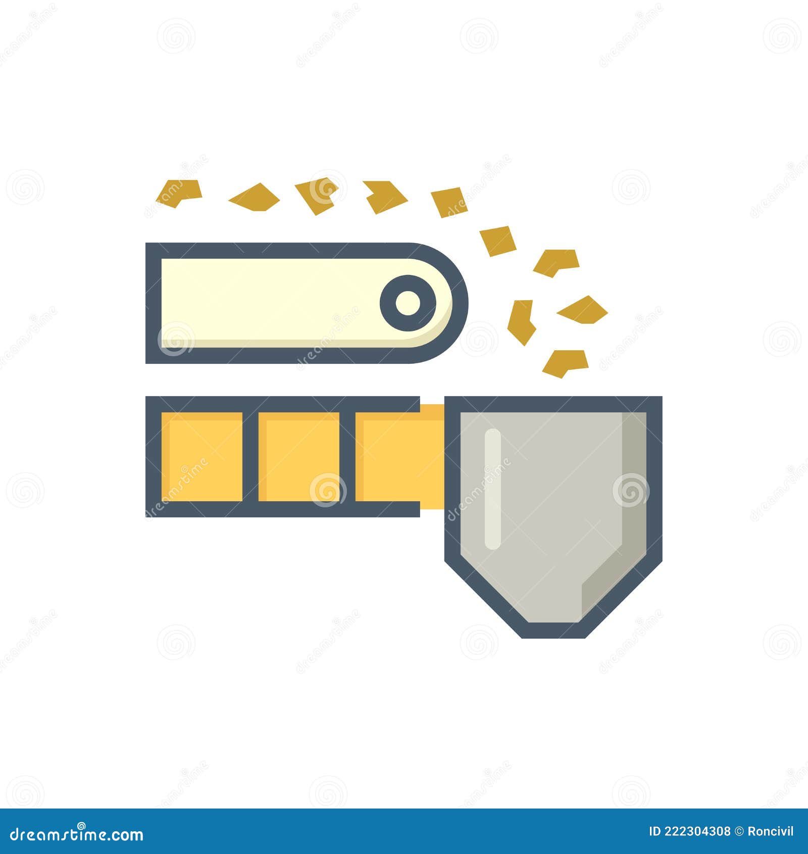 Mining Processing Industry Vector Icon Design. 64x64 Pixel Perfect and ...