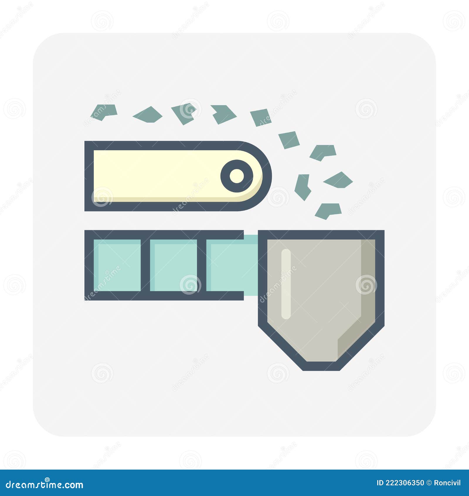 Mining Processing Industry Vector Icon Design. 64x64 Pixel Perfect and ...