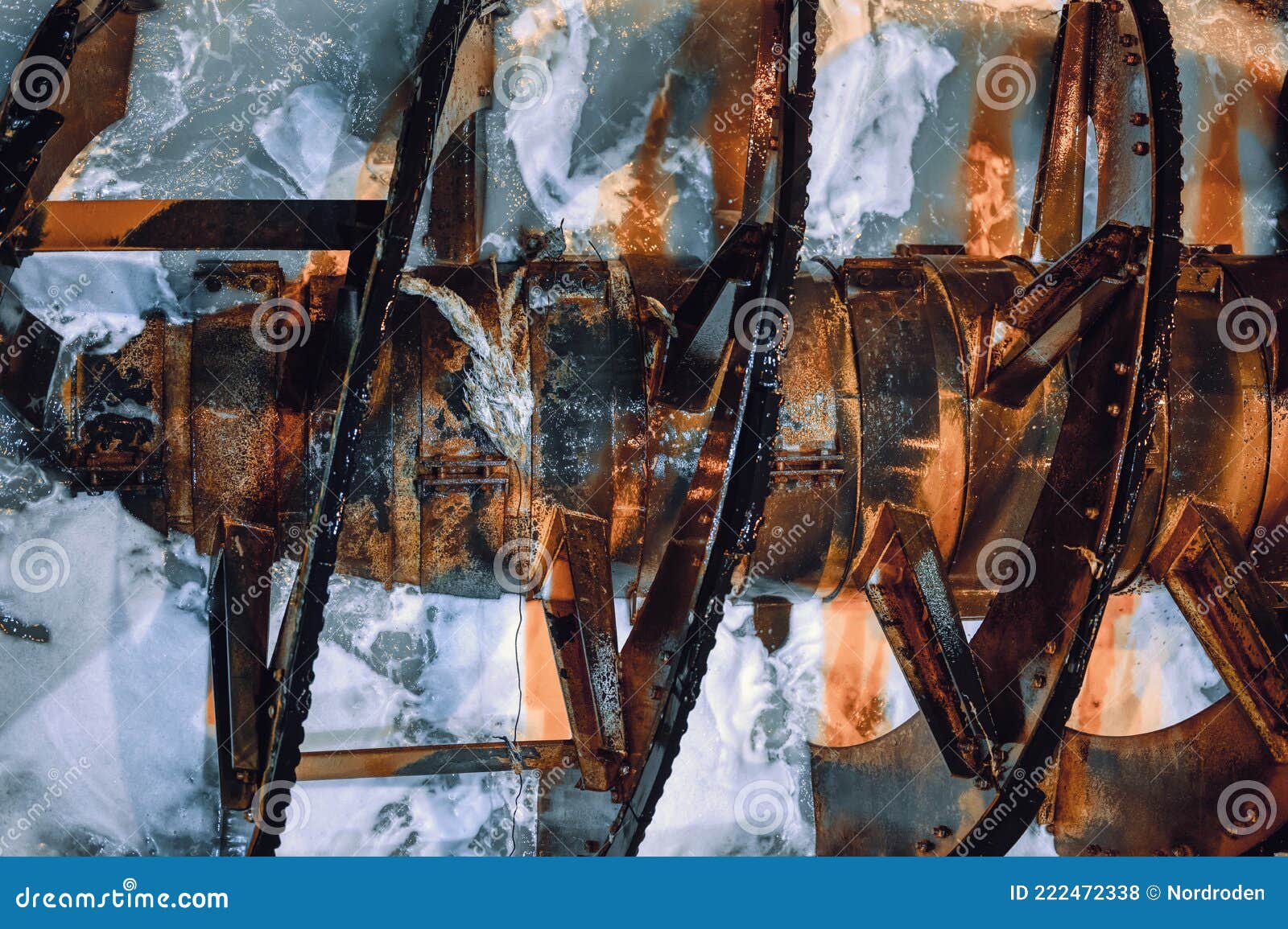 Mining and Processing Plant. Wet Sand Grading Process Stock Photo ...