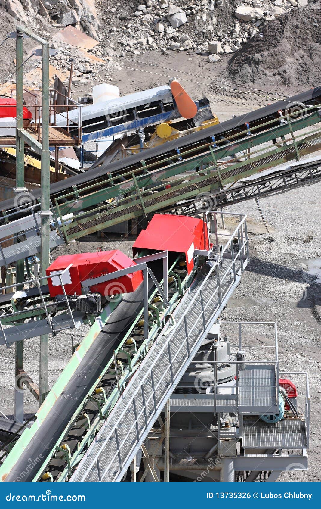 Mining in the quarry stock photo. Image of construction - 13735326