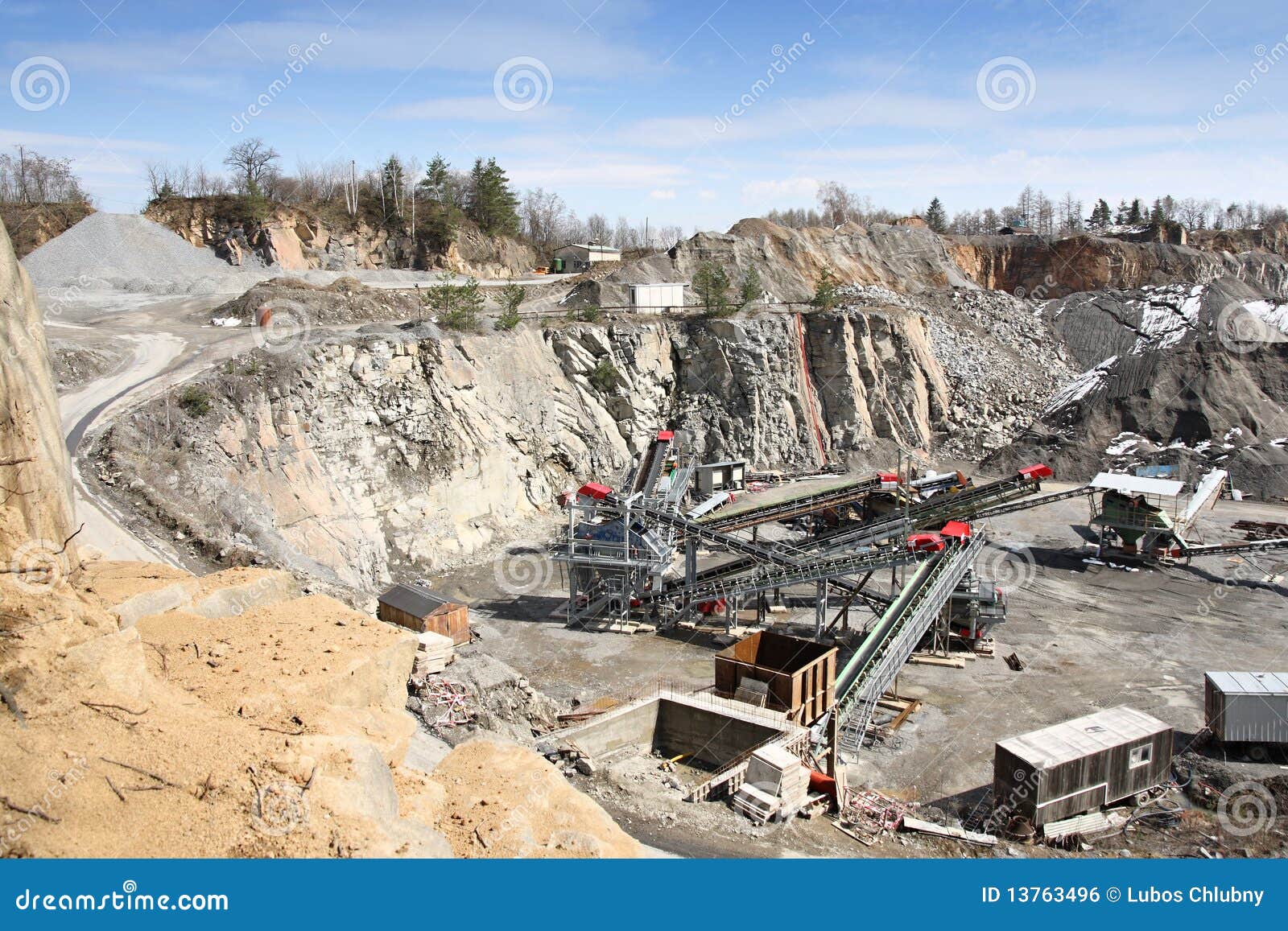 Mining in the quarry stock photo. Image of coal, industry - 13763496