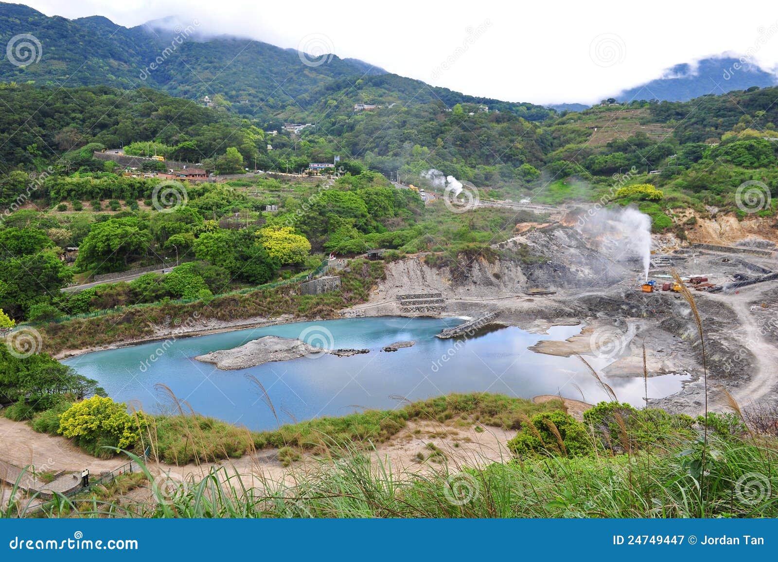 Mining Quarry in Yang Ming Shan Stock Image - Image of landscape ...