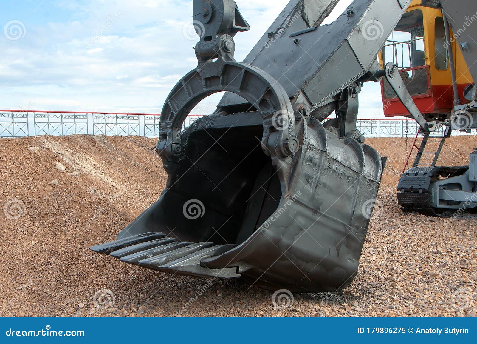 Mining, Excavator for Coal Mining. Stock Image - Image of work ...