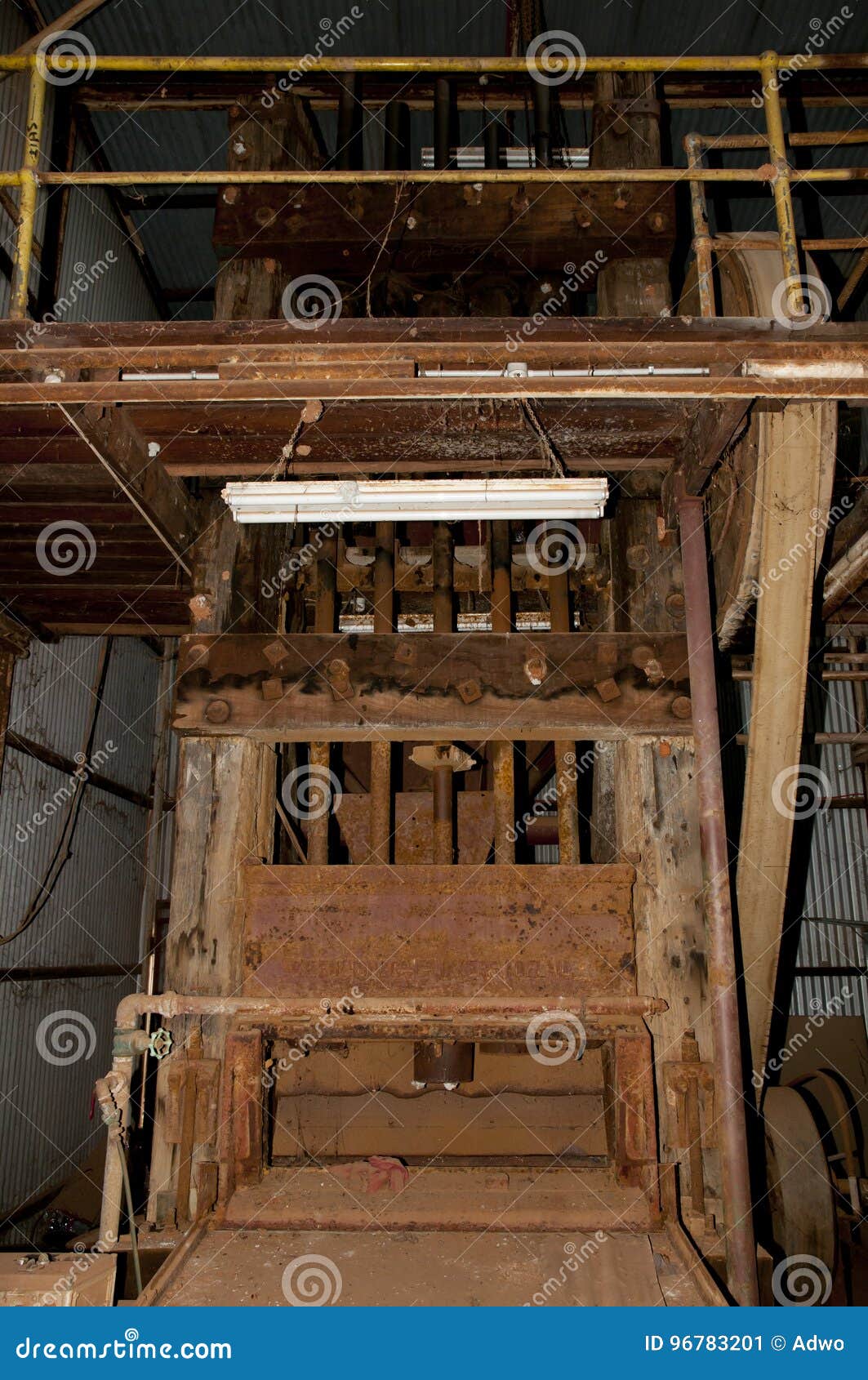 Mining Stamp Mill stock image. Image of steel, stamp - 96783201