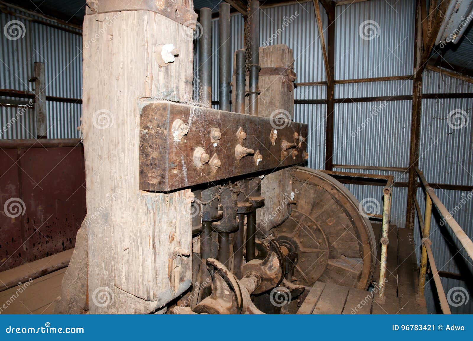 Mining Stamp Mill stock image. Image of machine, gold - 96783421