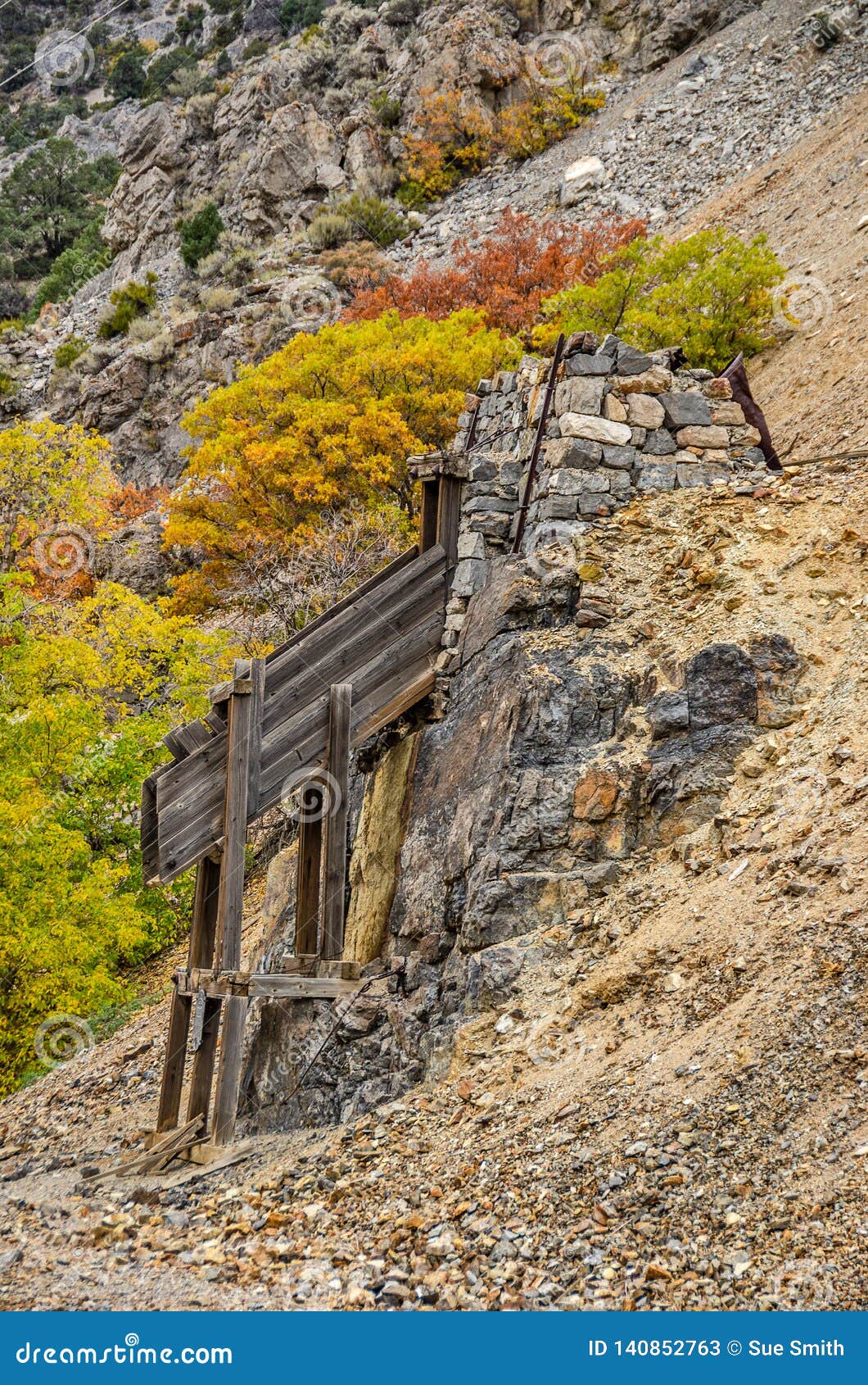 Old Mining Structures Royalty-Free Stock Photography | CartoonDealer ...