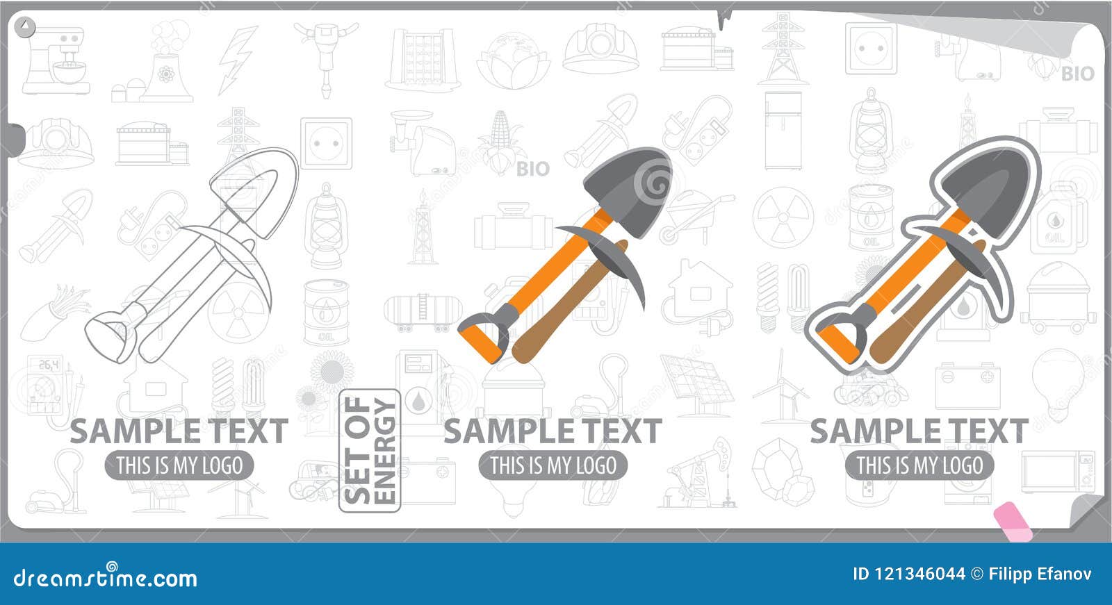 Pickaxe Logo, Mining Equipment Logo Vector Illustration | CartoonDealer ...