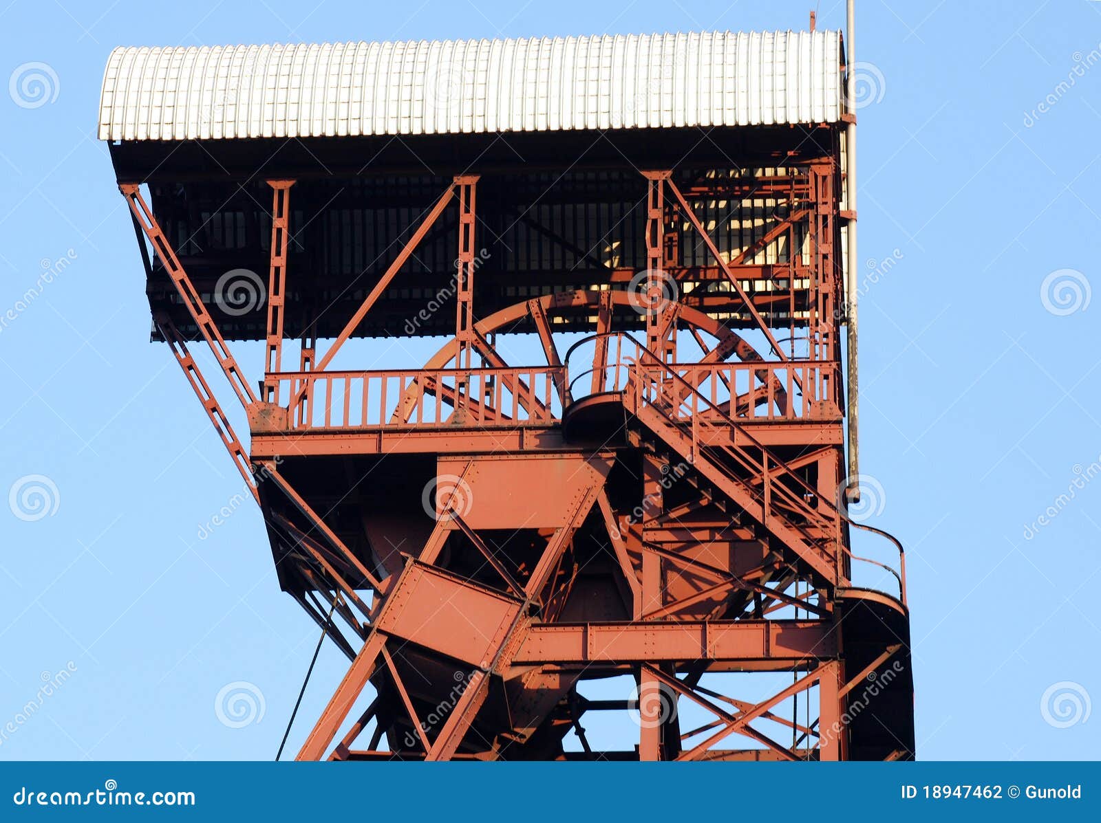 Mining Tower stock photo. Image of memorial, mineral - 18947462