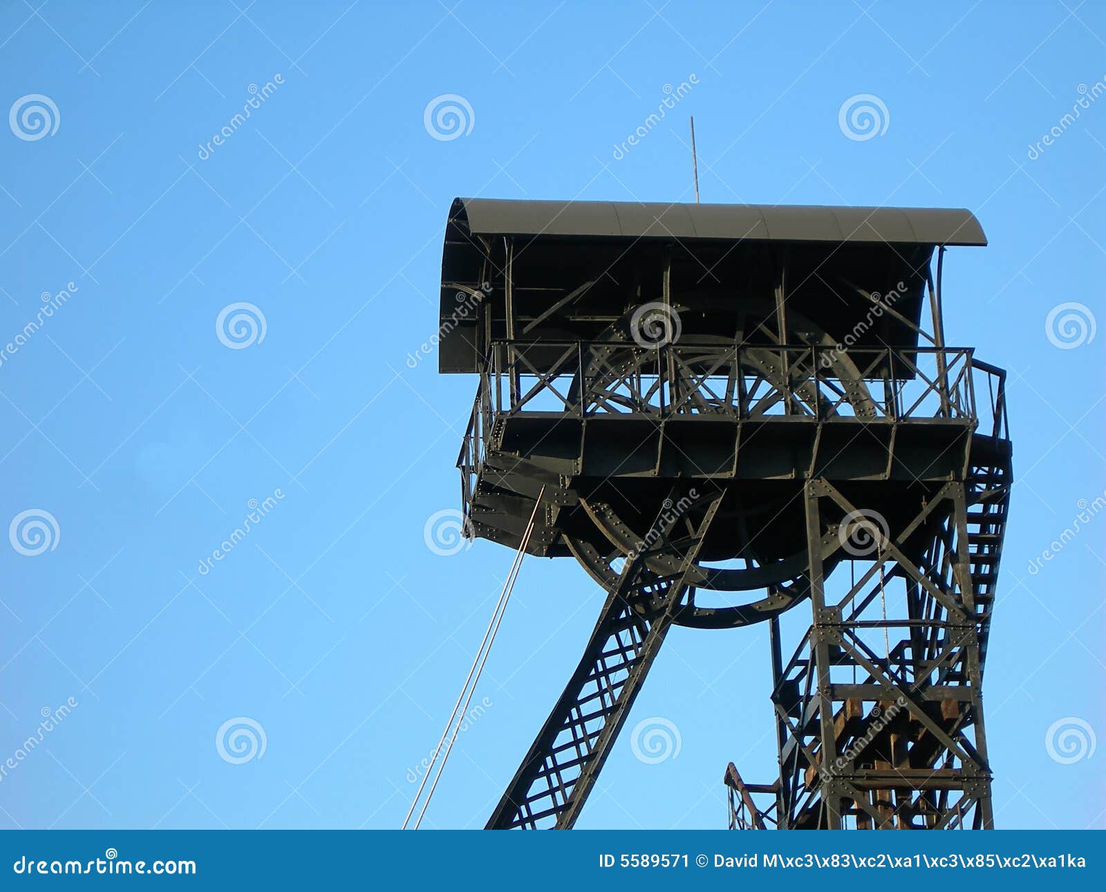 Mining tower stock image. Image of structure, aged, plant - 5589571