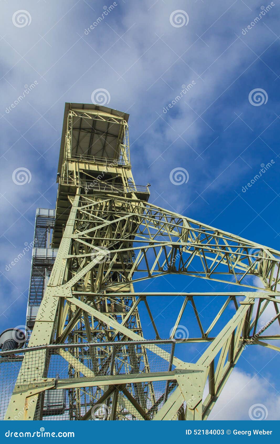 Mining tower as a memorial stock image. Image of mining - 52184003