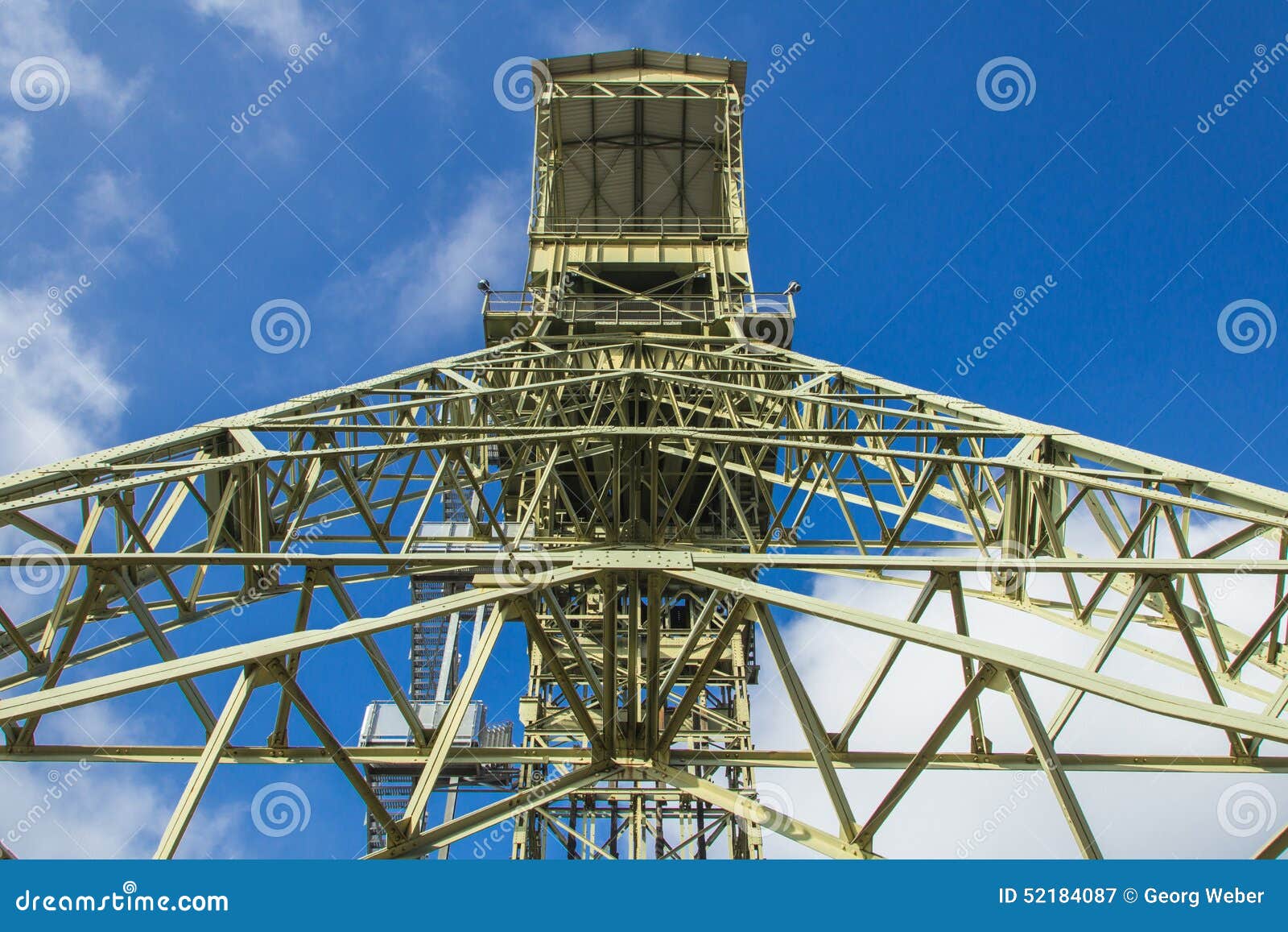 Mining tower as a memorial stock image. Image of industrial - 52184087
