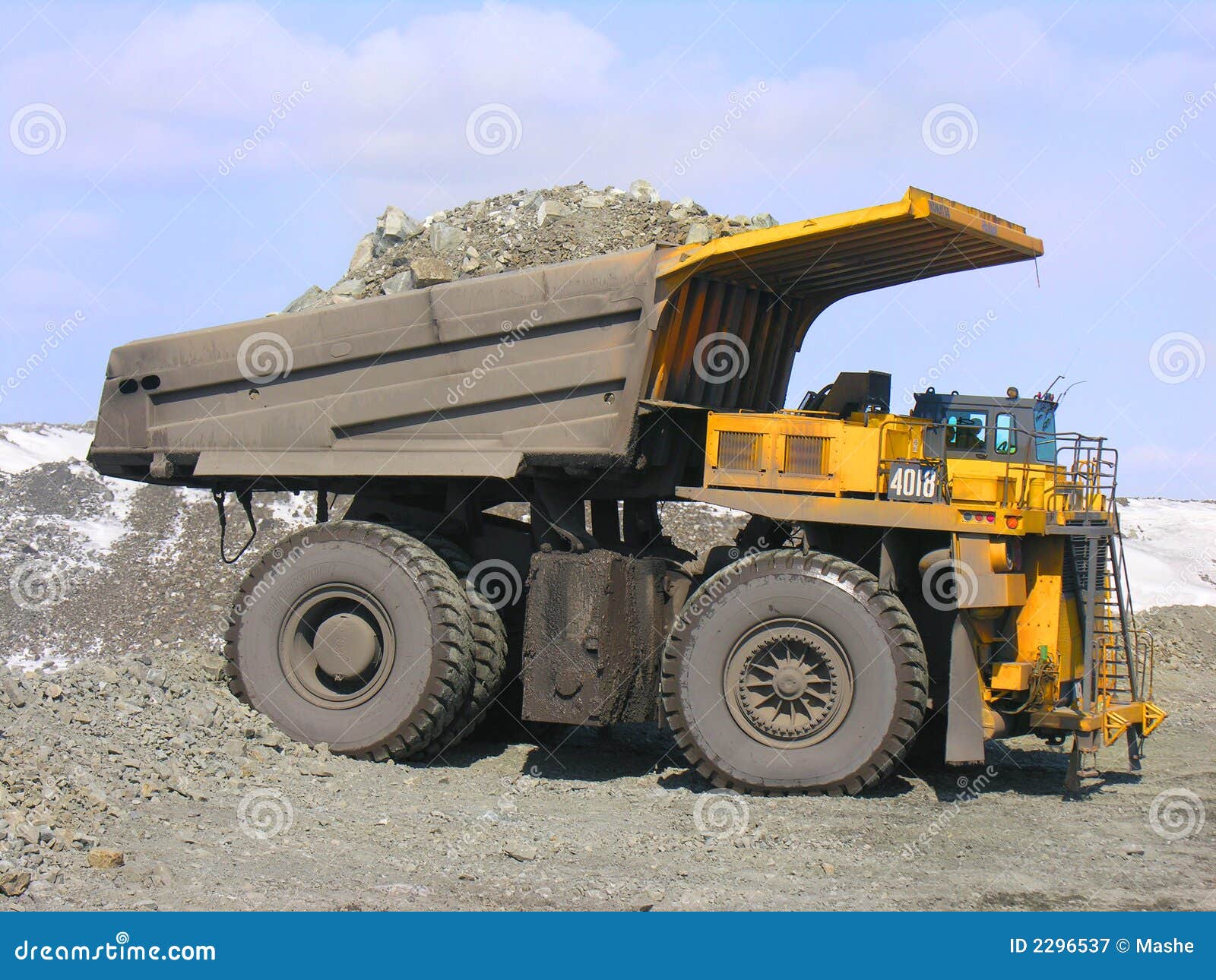 Mining truck stock image. Image of industrial, machine - 2296537