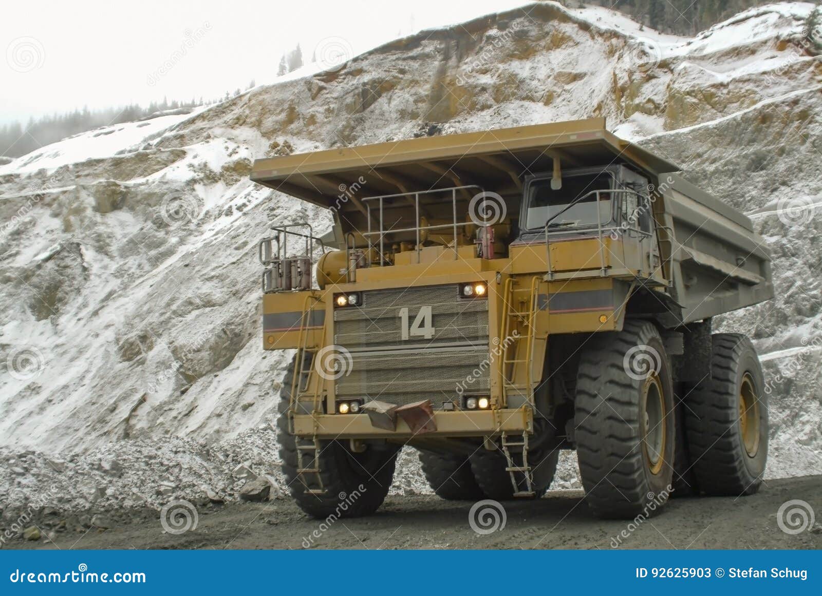 Mining Truck stock image. Image of refining, heavy, winter - 92625903