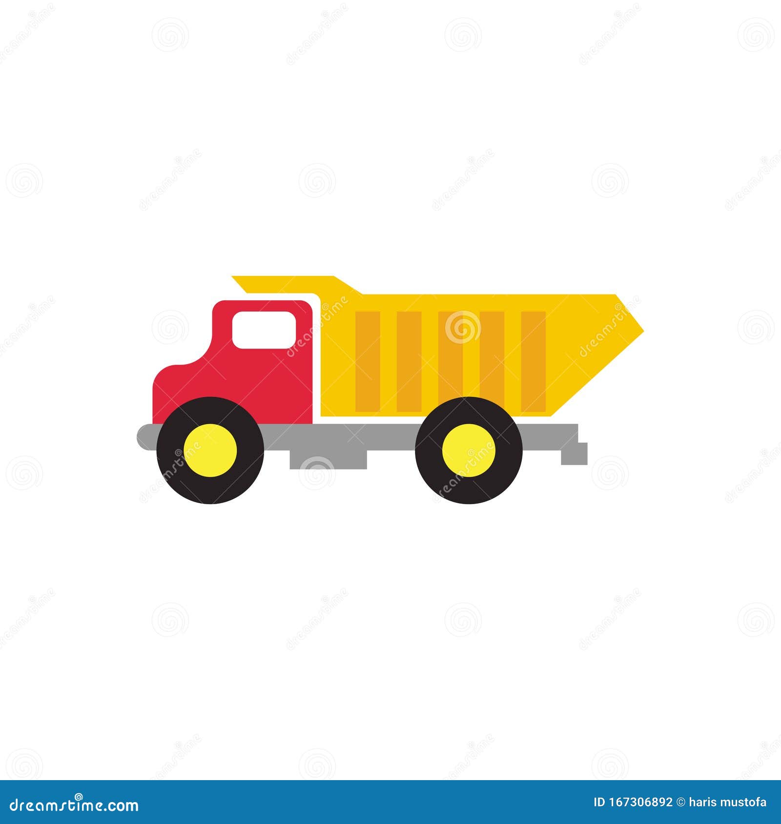 Mining Truck Icon Design Template Vector Isolated Stock Vector ...