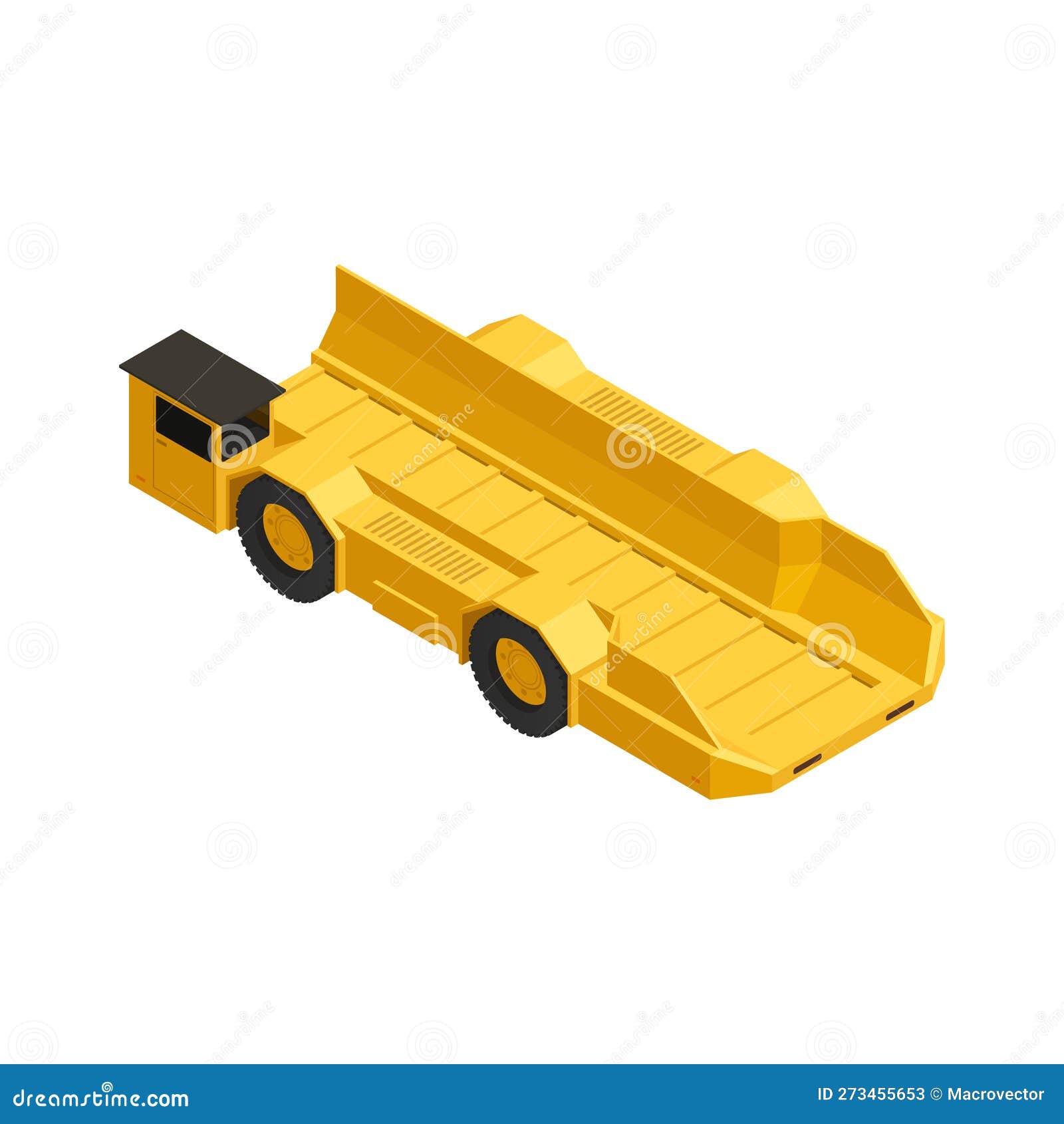 Mining Vehicle Icon stock vector. Illustration of machine - 273455653