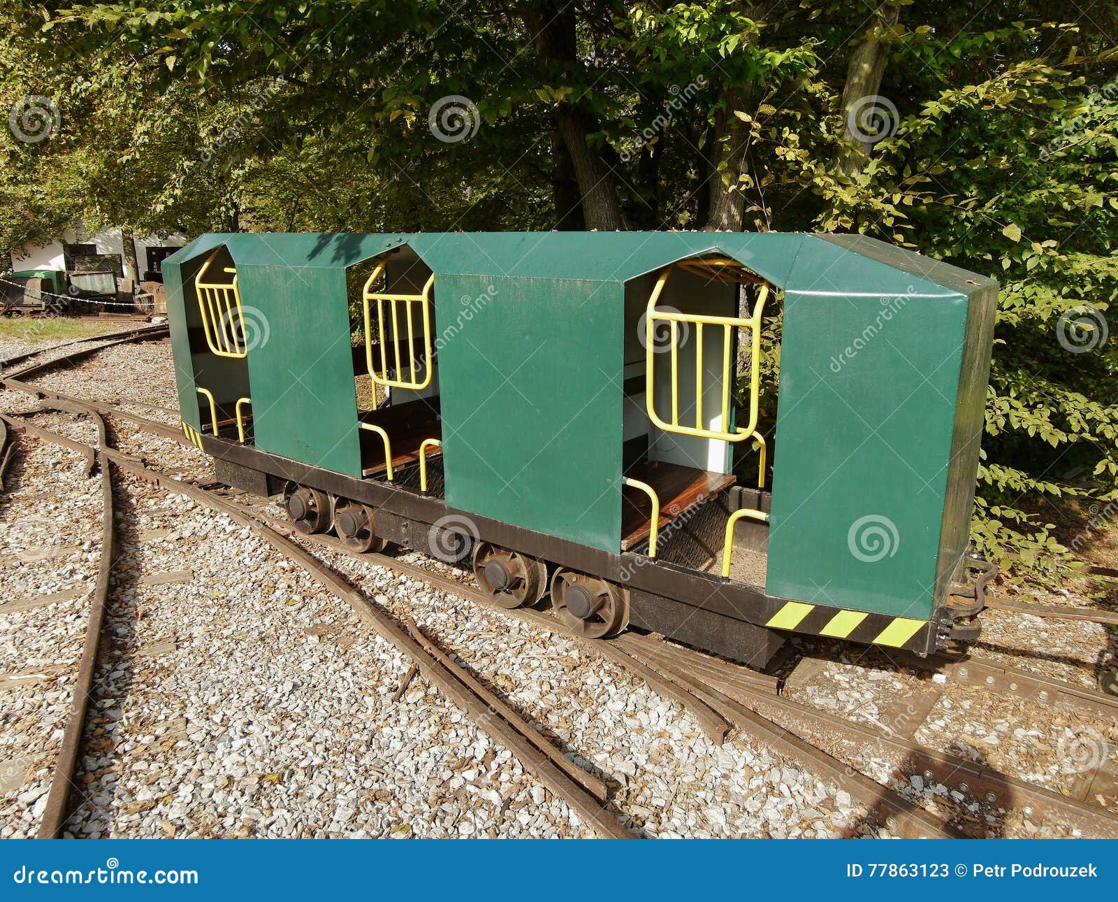 Mining wagon train stock image. Image of metal, train - 77863123