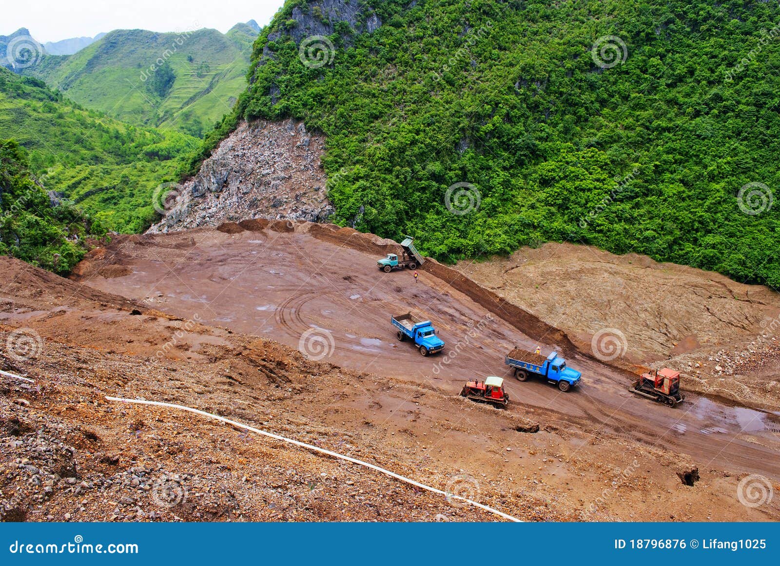 Mining waste stock photo. Image of mining, pollution - 18796876