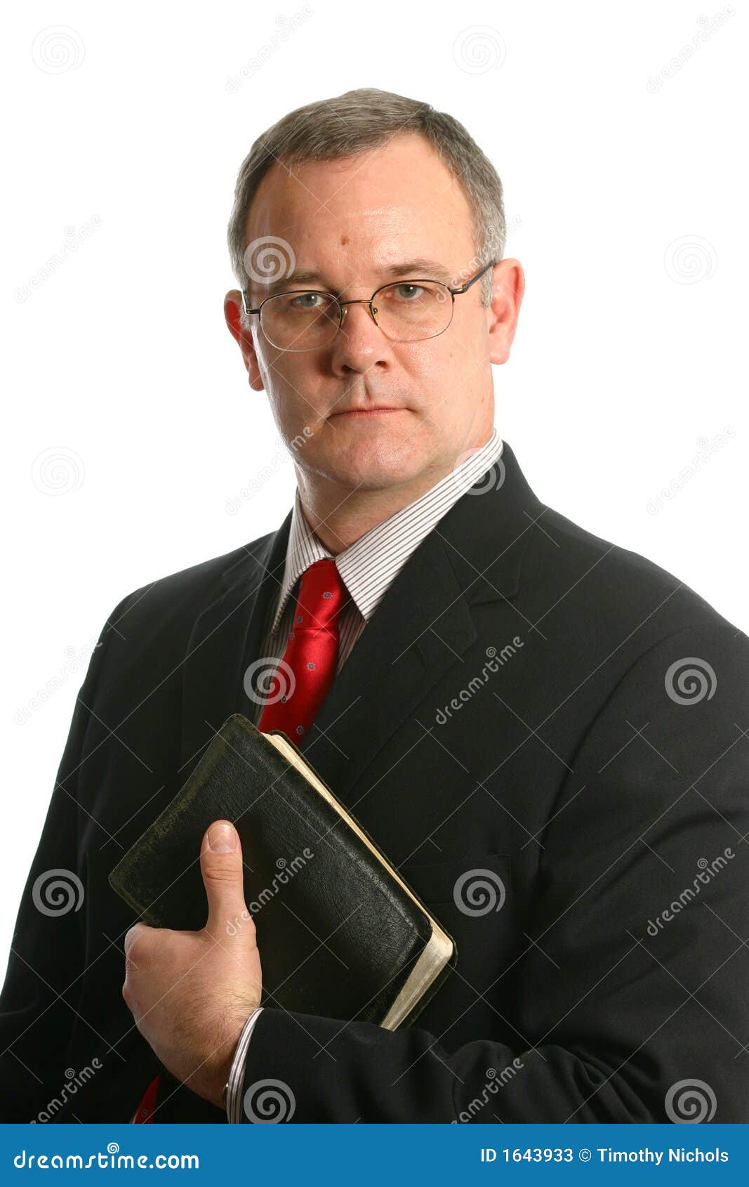 Minister with Bible stock image. Image of homily, hosea - 1643933