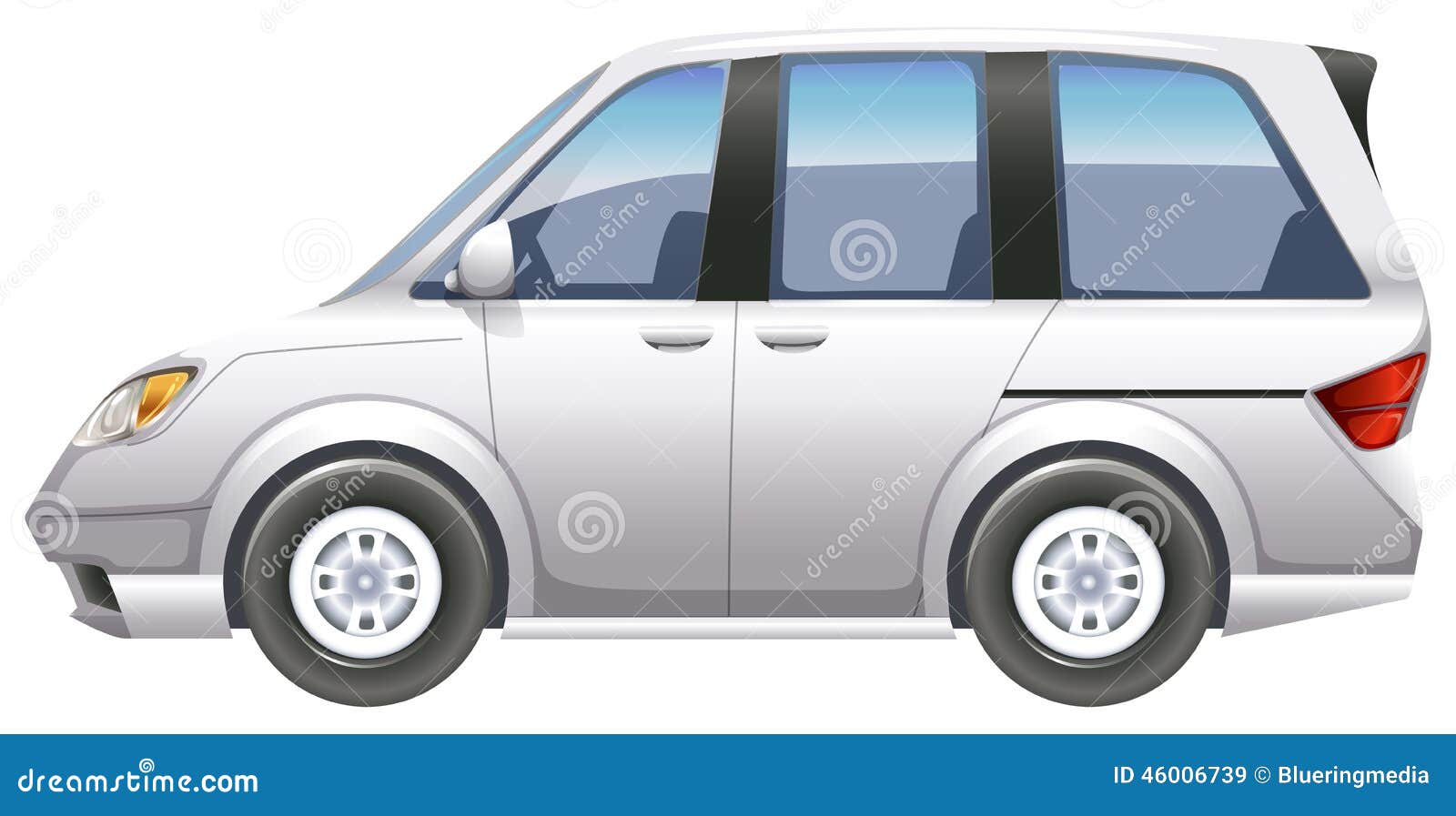 A minivan stock vector. Illustration of autocar, small - 46006739