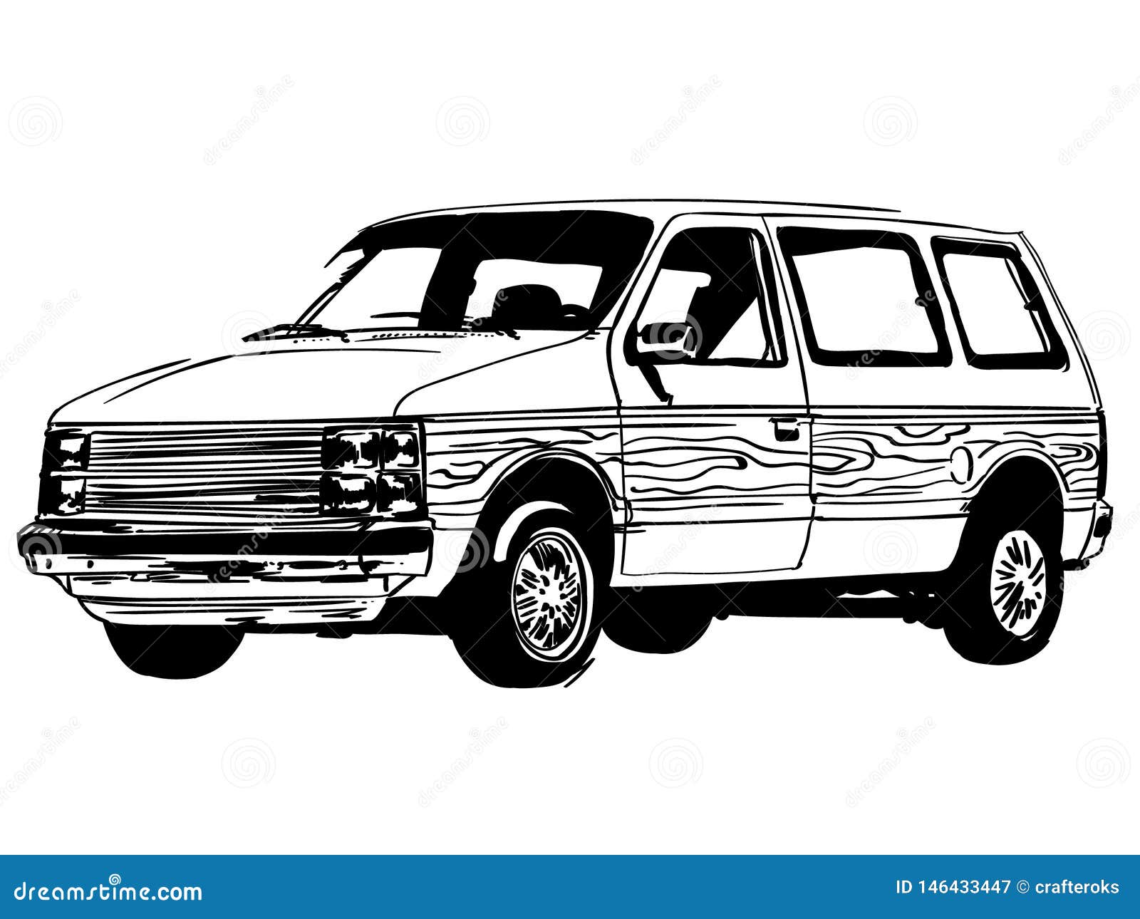Minivan Vector Eps Vector, Eps, Logo, Icon, Silhouette Illustration by ...