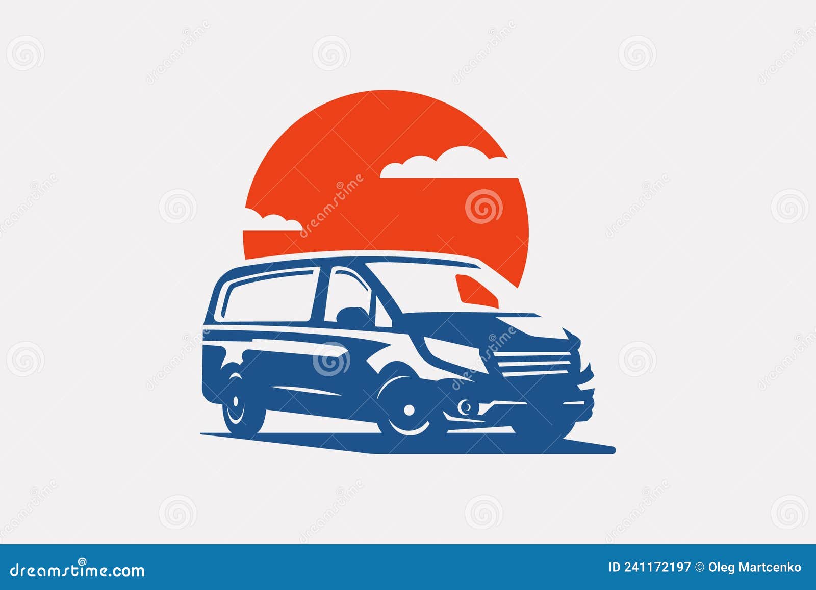 Minivan Vector Logo, Illustration EPS 10 File Stock Vector ...