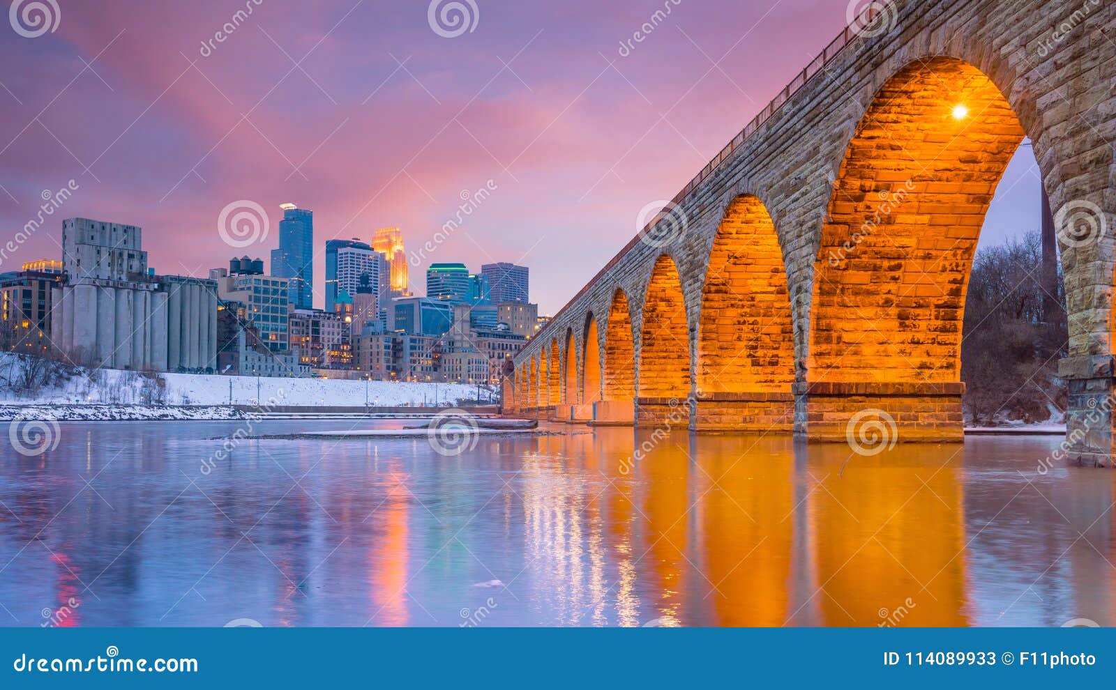Minneapolis Downtown Skyline in Minnesota, USA Stock Image - Image of ...
