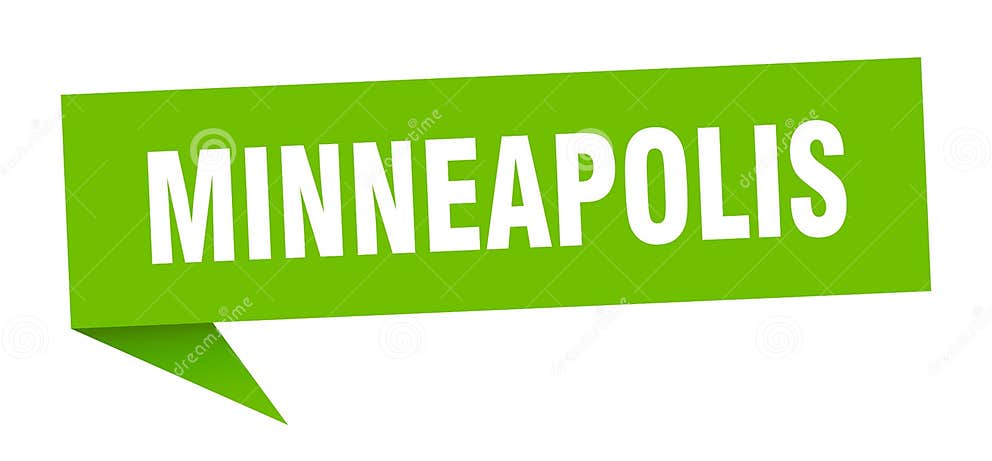 Minneapolis Sticker. Minneapolis Signpost Pointer Sign Stock Vector ...