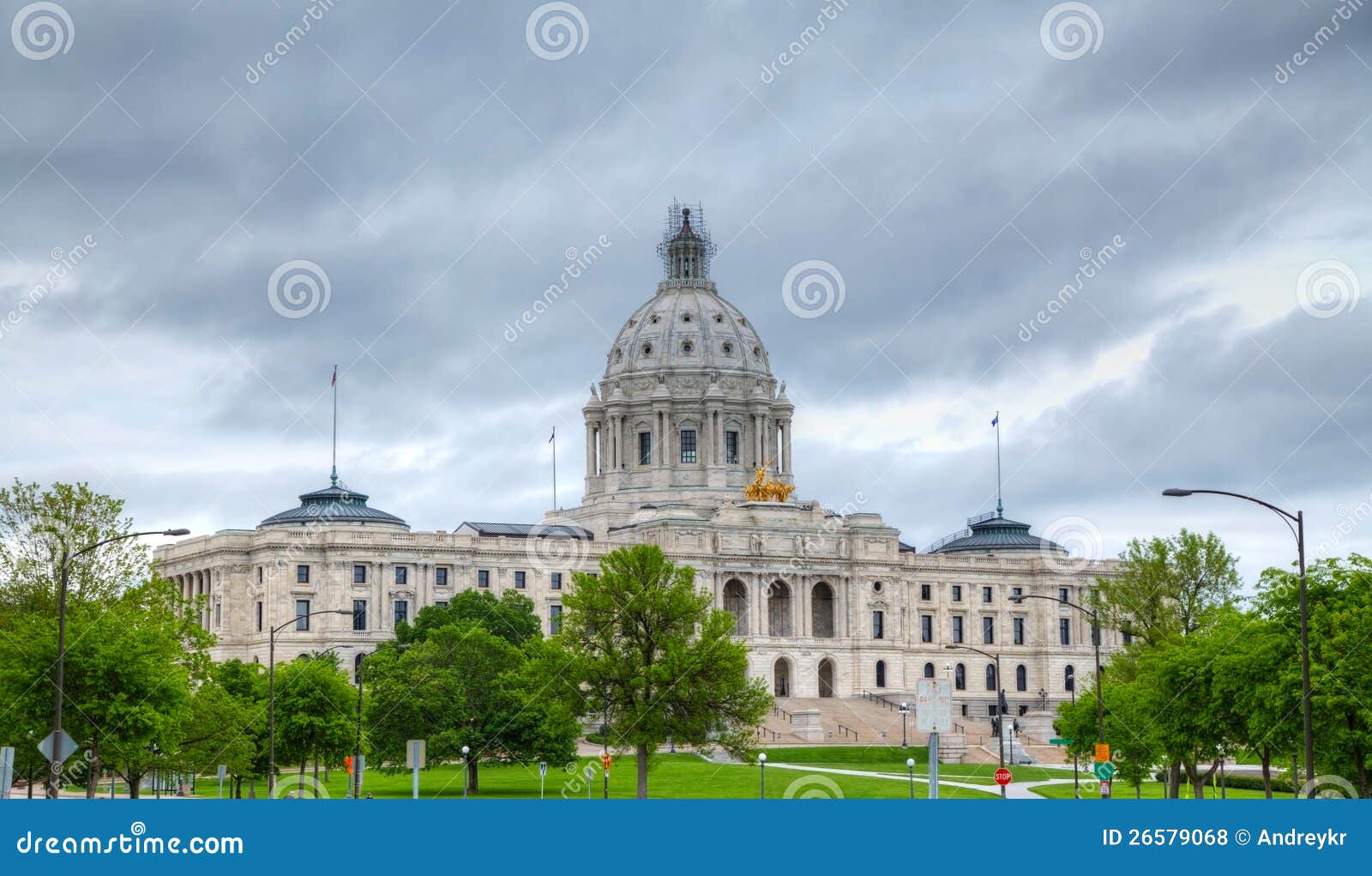 Minnesota Capitol Building in St. Paul, MN Stock Photo - Image of urban ...