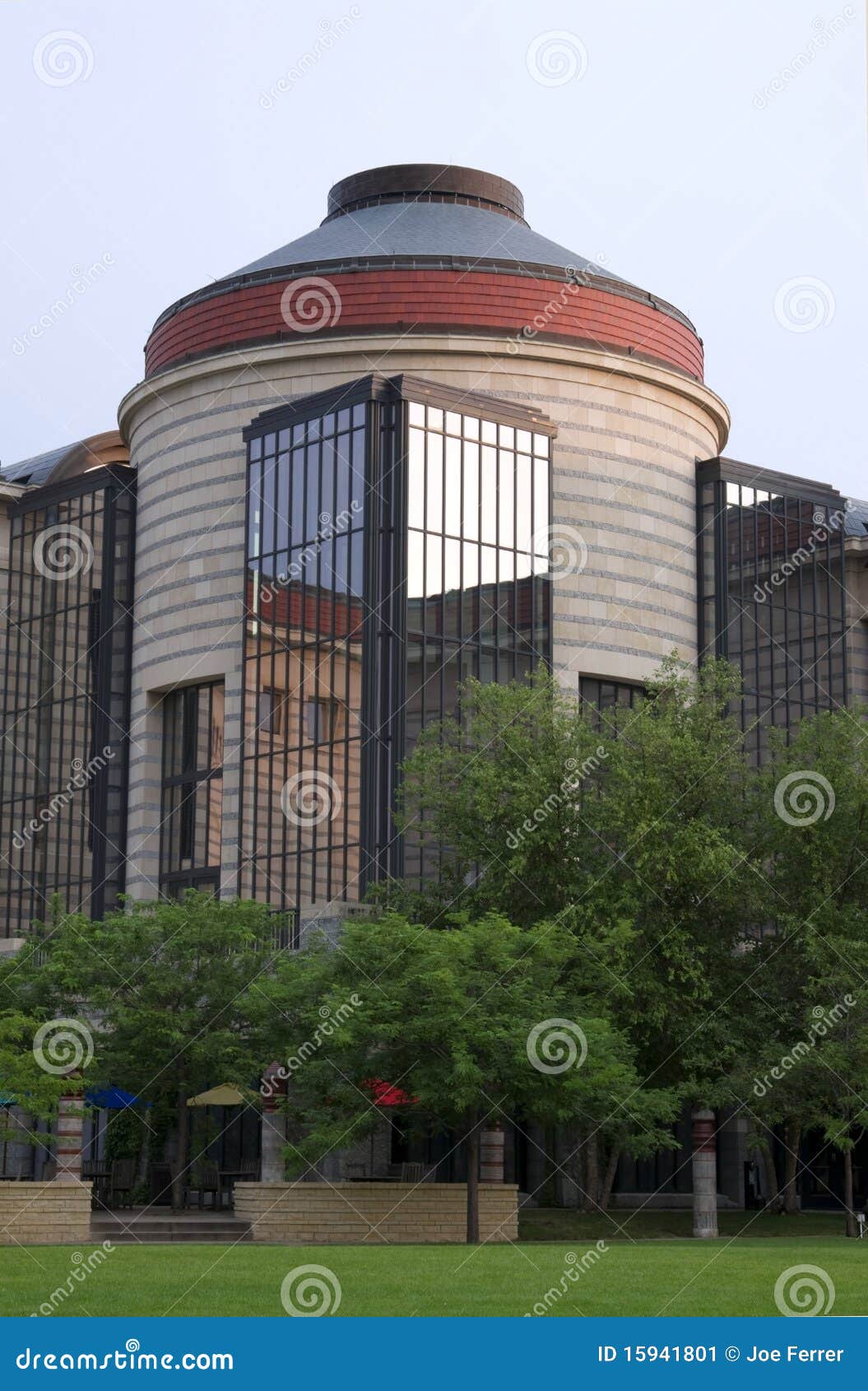 Minnesota History Center Foyer and Turret Stock Image - Image of ...