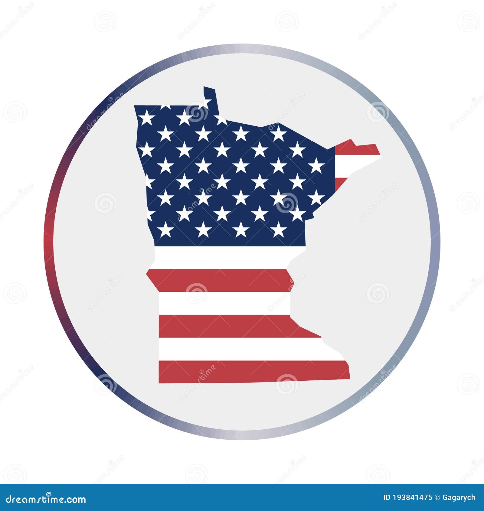 Minnesota icon. stock vector. Illustration of banner - 193841475