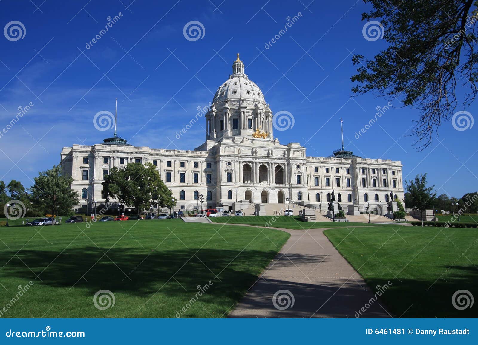 Minnesota State Capitol Building Stock Image - Image of monument ...