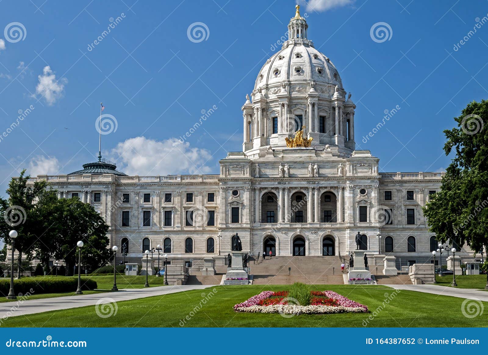 The Minnesota State Capitol Building in St. Paul Stock Photo - Image of ...