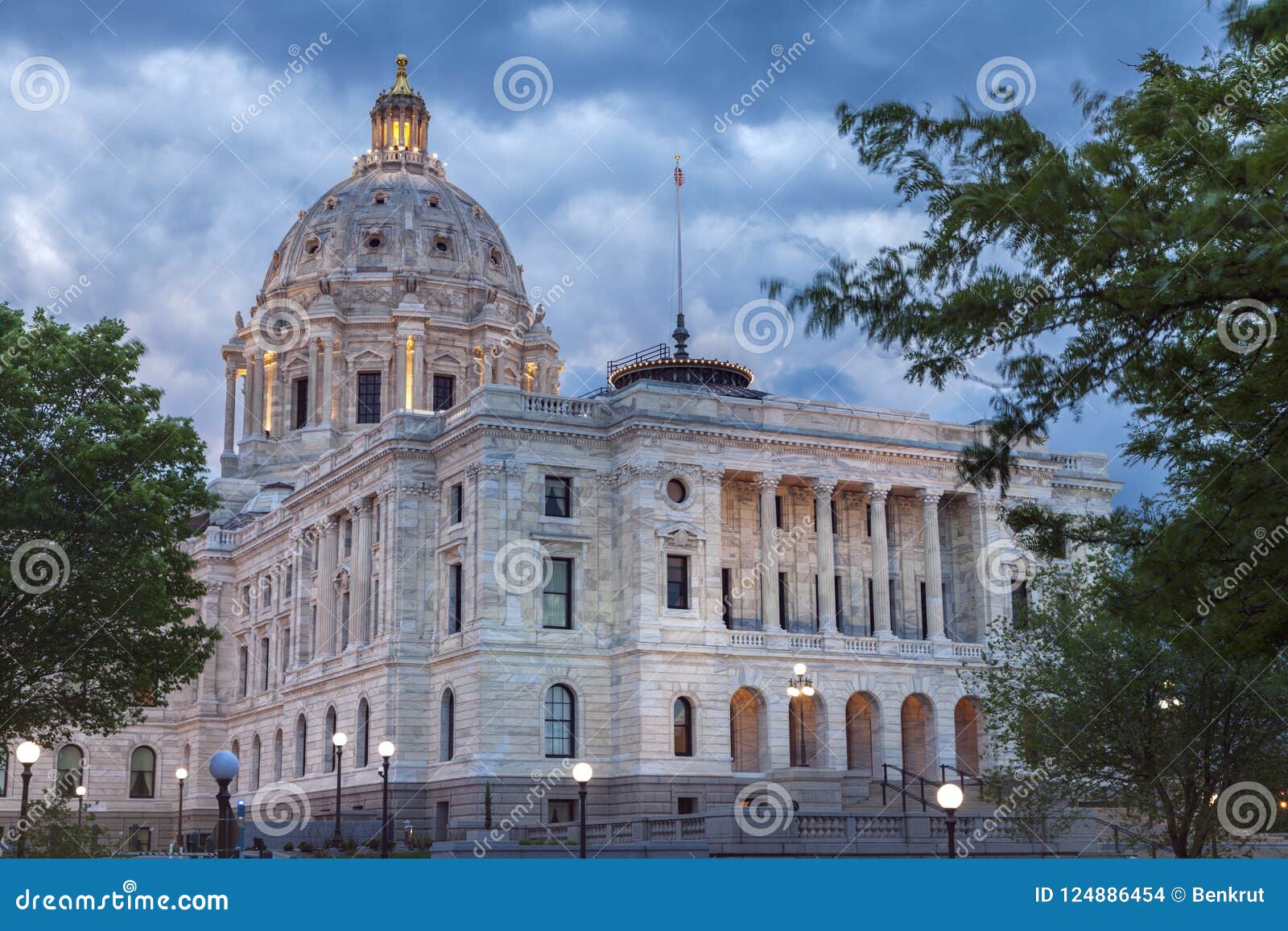 Minnesota State Capitol in St. Paul Stock Photo - Image of travel ...