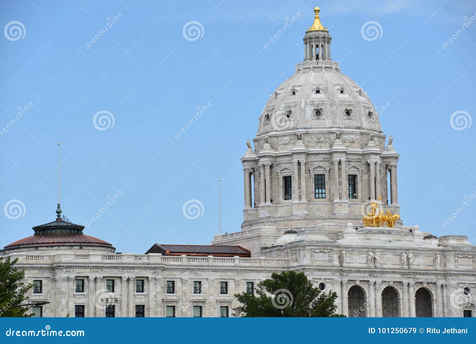 Minnesota State Capitol in St Paul Stock Image - Image of tourist ...