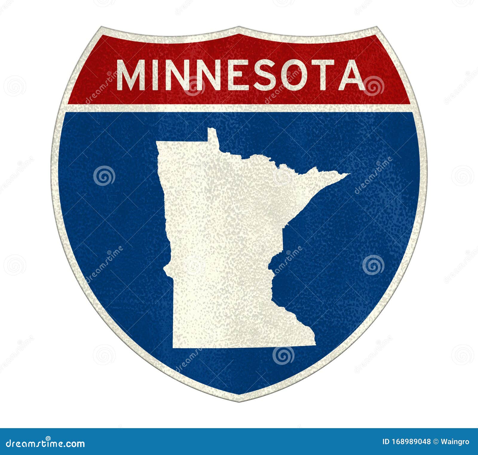 Minnesota State Interstate Road Sign Editorial Stock Photo - Image of ...