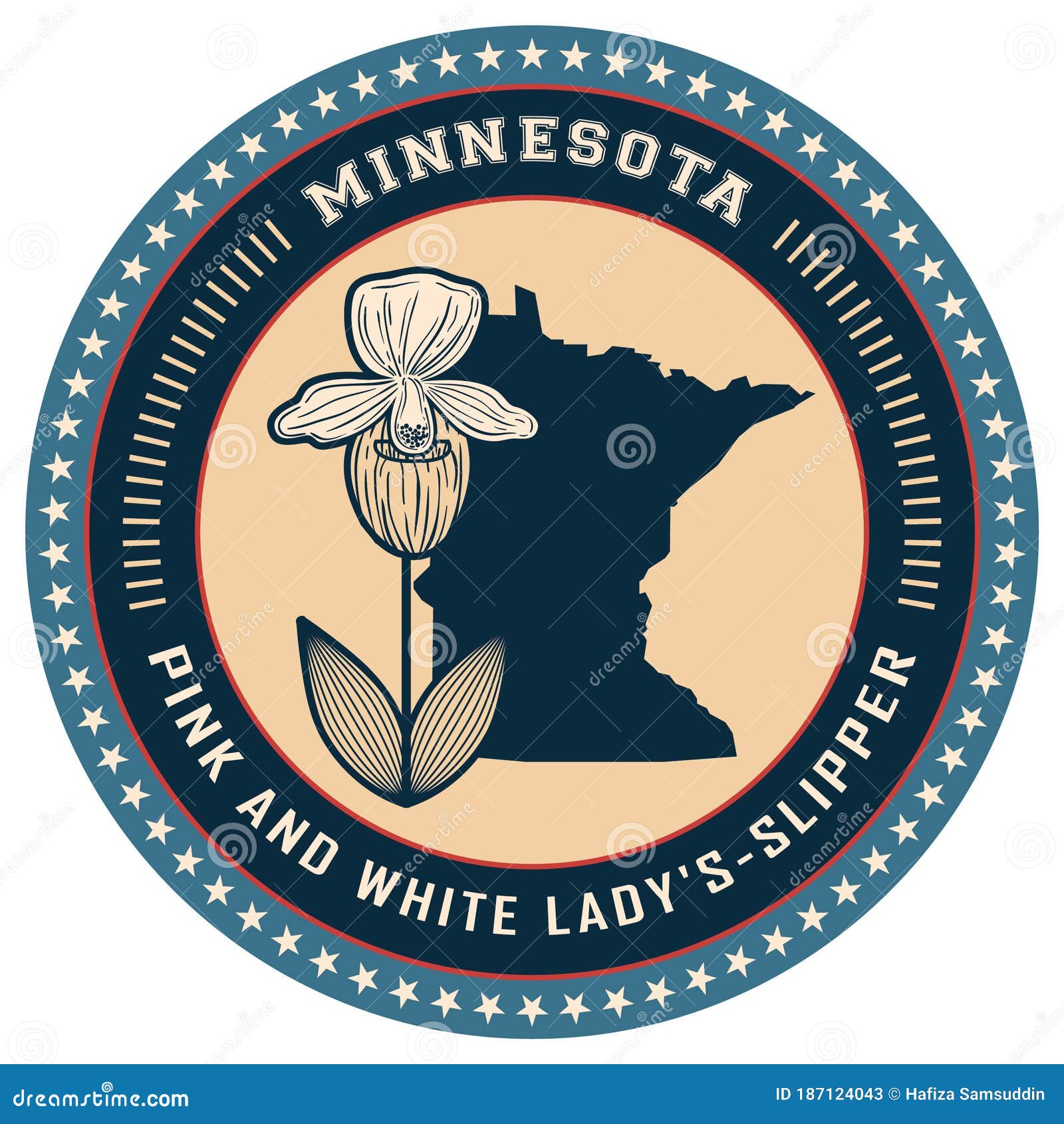 Minnesota State Label. Vector Illustration Decorative Design Stock ...