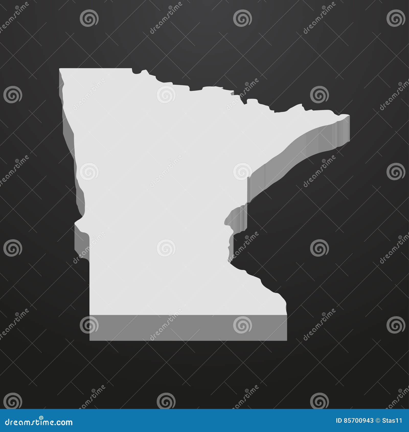 Minnesota State Map Stock Illustrations – 2,572 Minnesota State Map ...