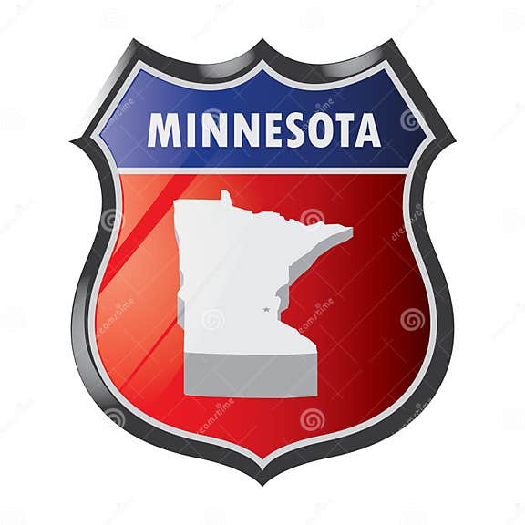 Minnesota State. Vector Illustration Decorative Design Stock Vector ...