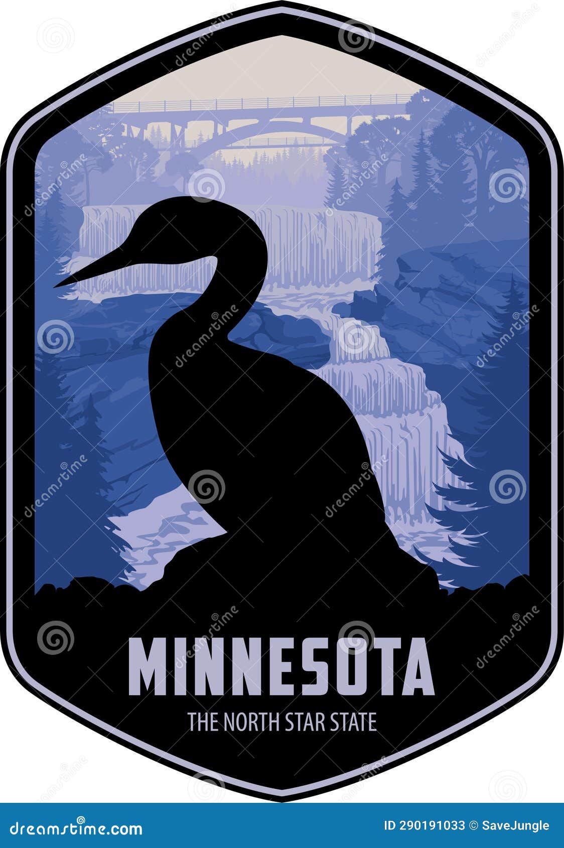 Minnesota Vector State Map With Community Assistance And Activates ...
