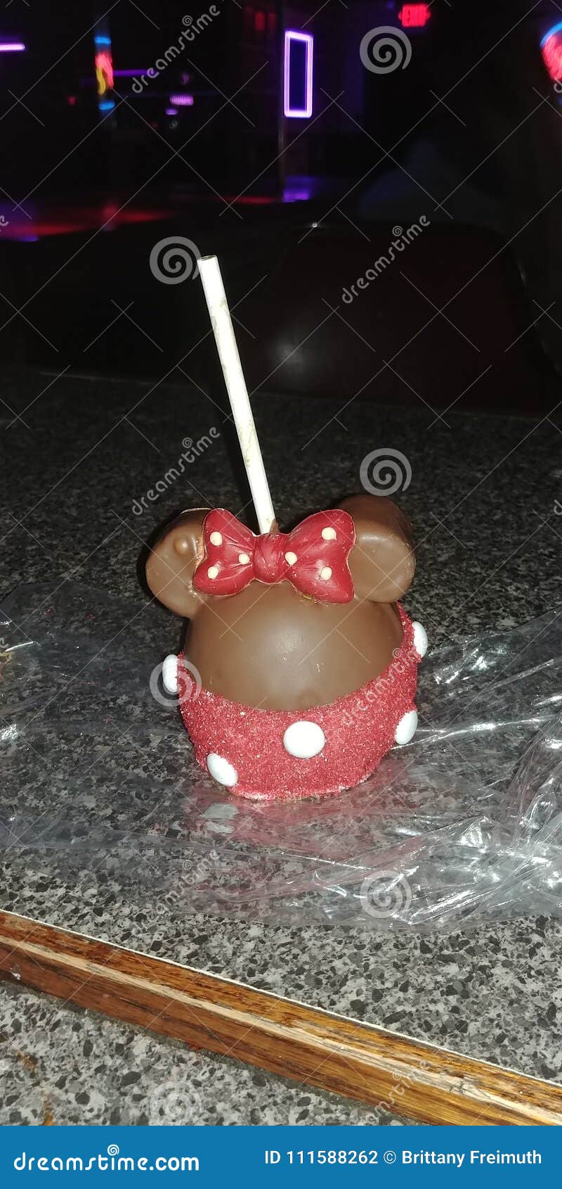 Minnie apple stock photo. Image of mouse, minnie, candy - 111588262