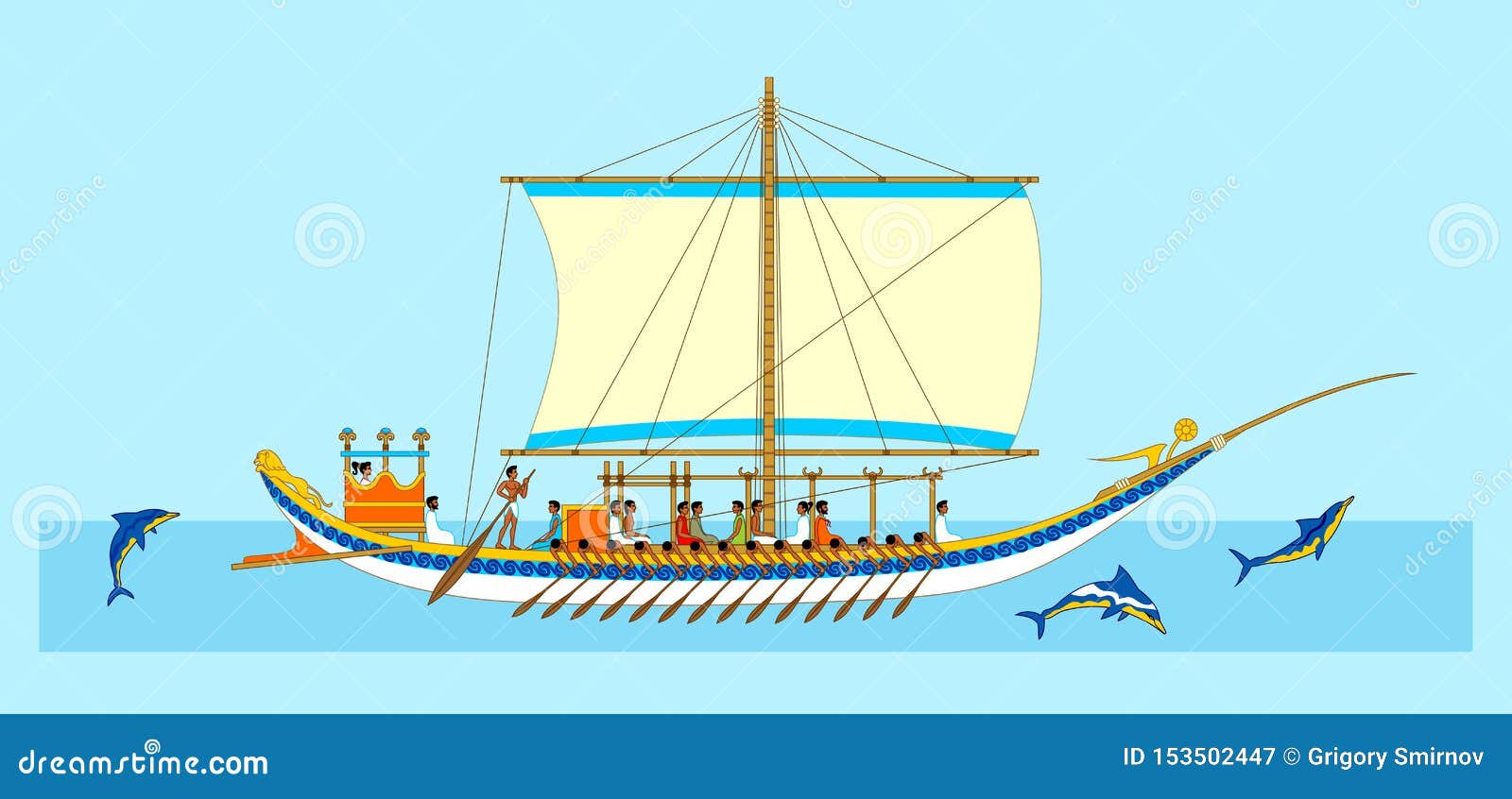 Minoan Ship Stock Illustrations – 3 Minoan Ship Stock Illustrations ...