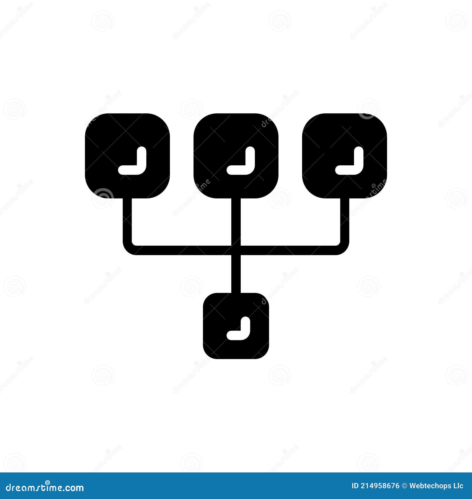 Black Solid Icon for Minor, Technology and Subtask Stock Vector ...