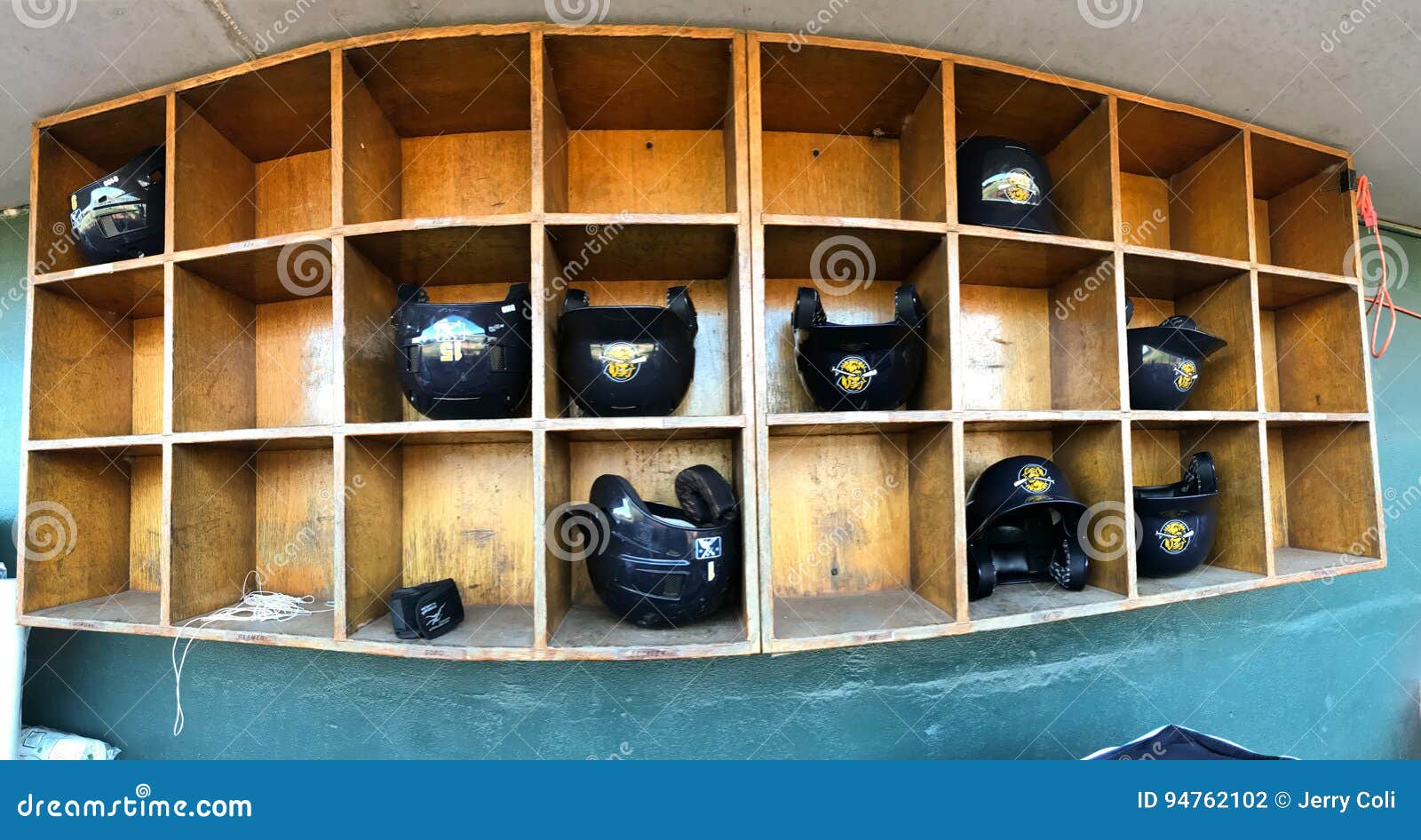 Minor League Baseball Helmet Rack Editorial Photography - Image of ...