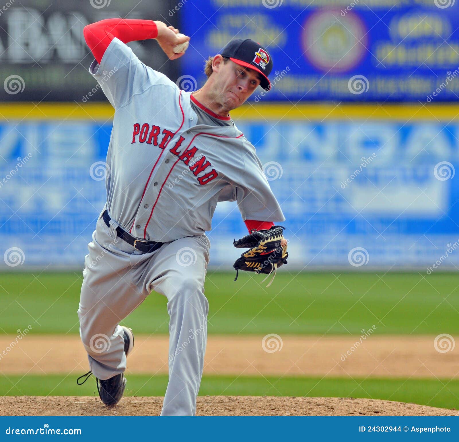 Minor League Baseball Pitcher - Delivery Editorial Stock Image - Image ...