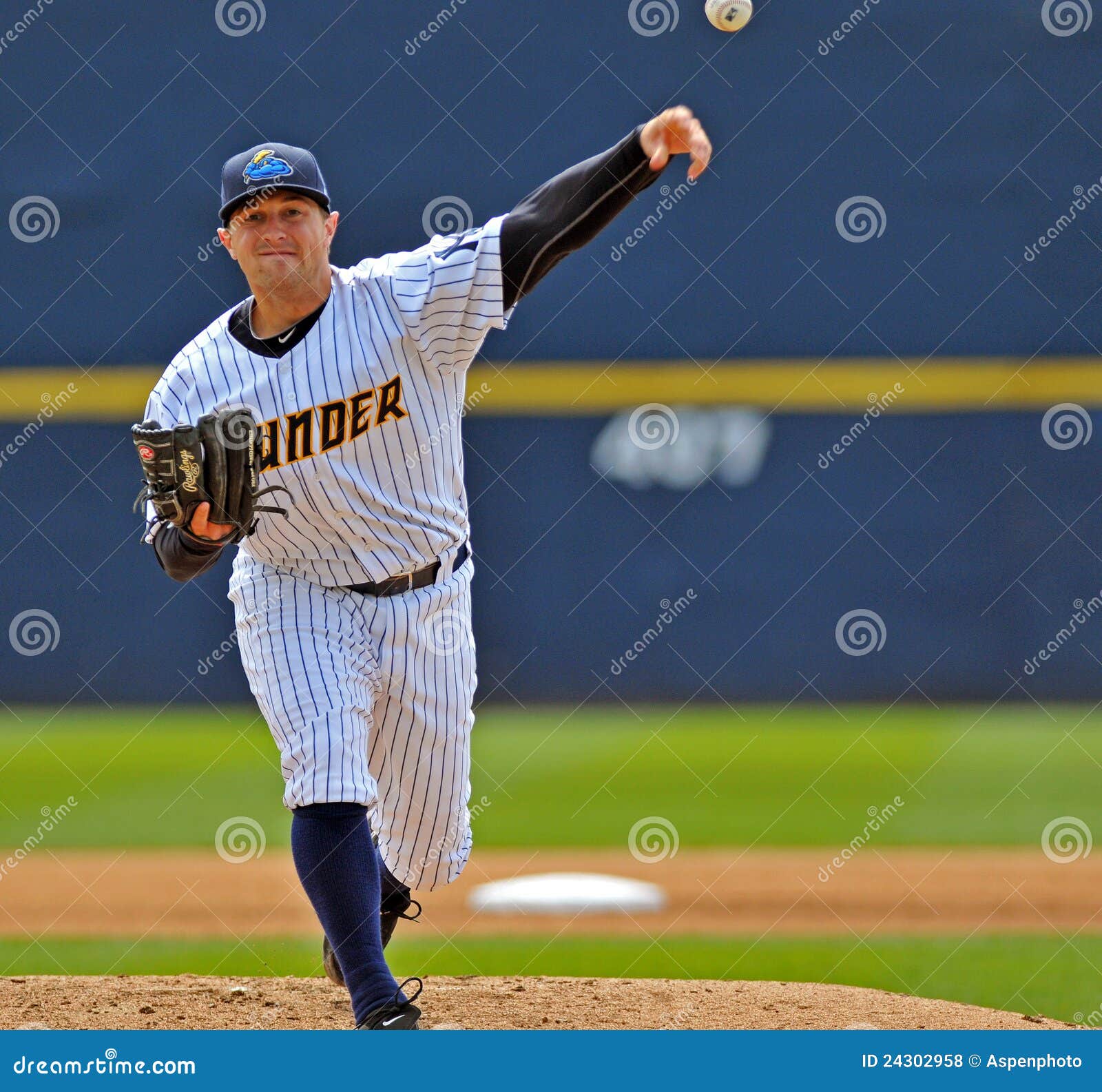 Minor League Baseball Pitcher - Delivery Editorial Stock Photo - Image ...