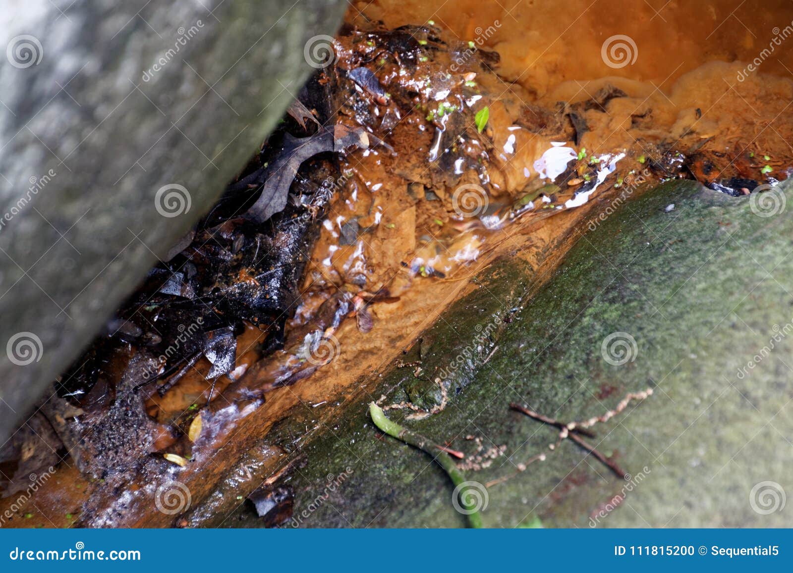 Minor trickle stock photo. Image of bubbles, trickling - 111815200