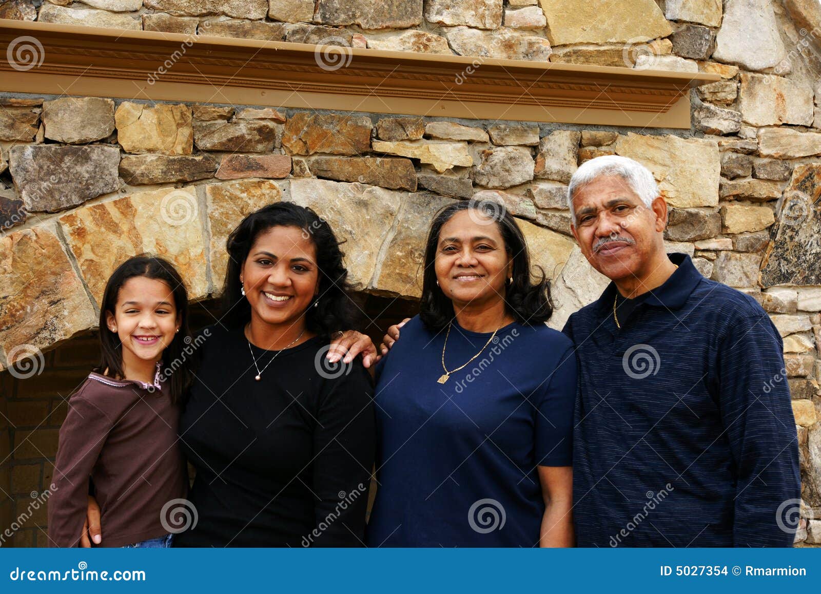 Minority Family stock photo. Image of african, excited - 5027354